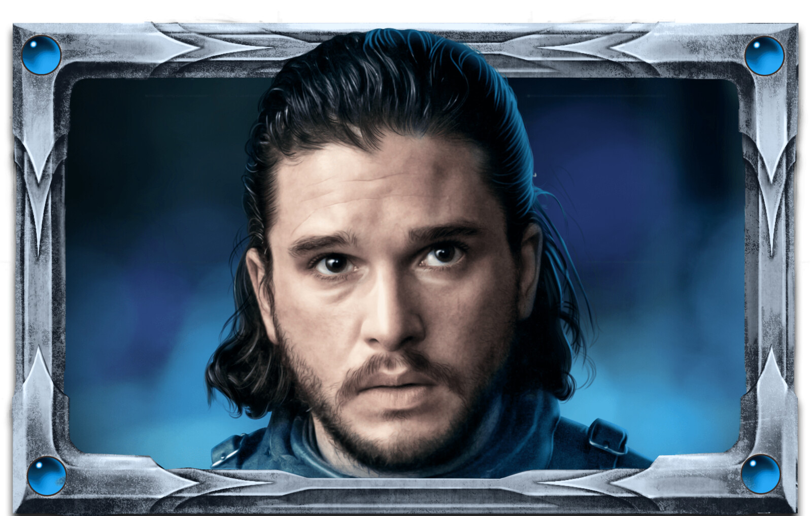 Tim Kaminski - Game of Thrones art Hit it rich Slots Frames only