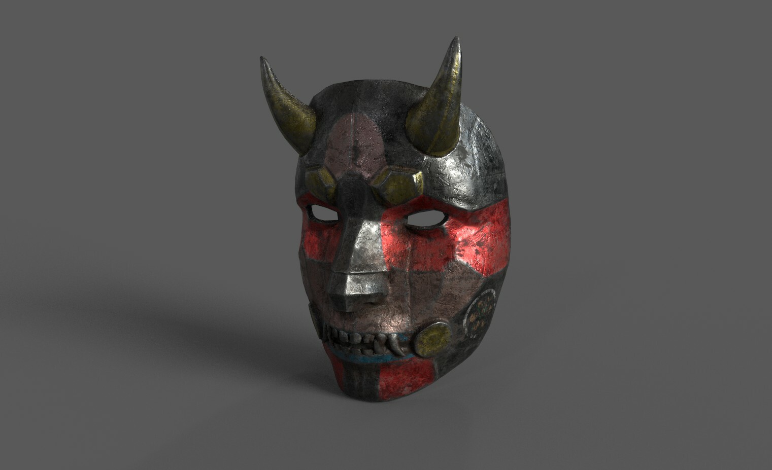 ArtStation - Mechanical Oni Mask