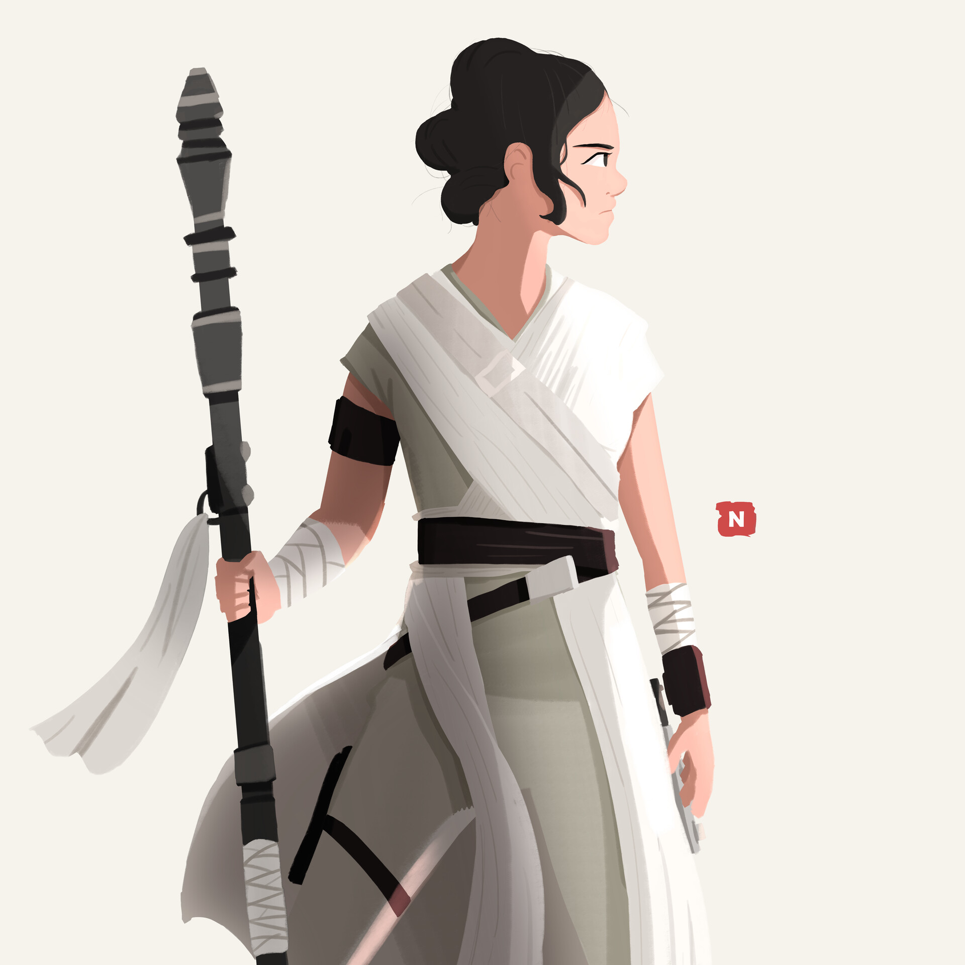 ArtStation - " Rey | star wars the rise of skywalker