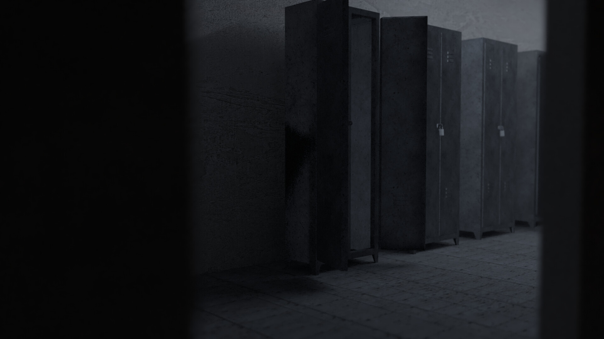 Scary School Hallway