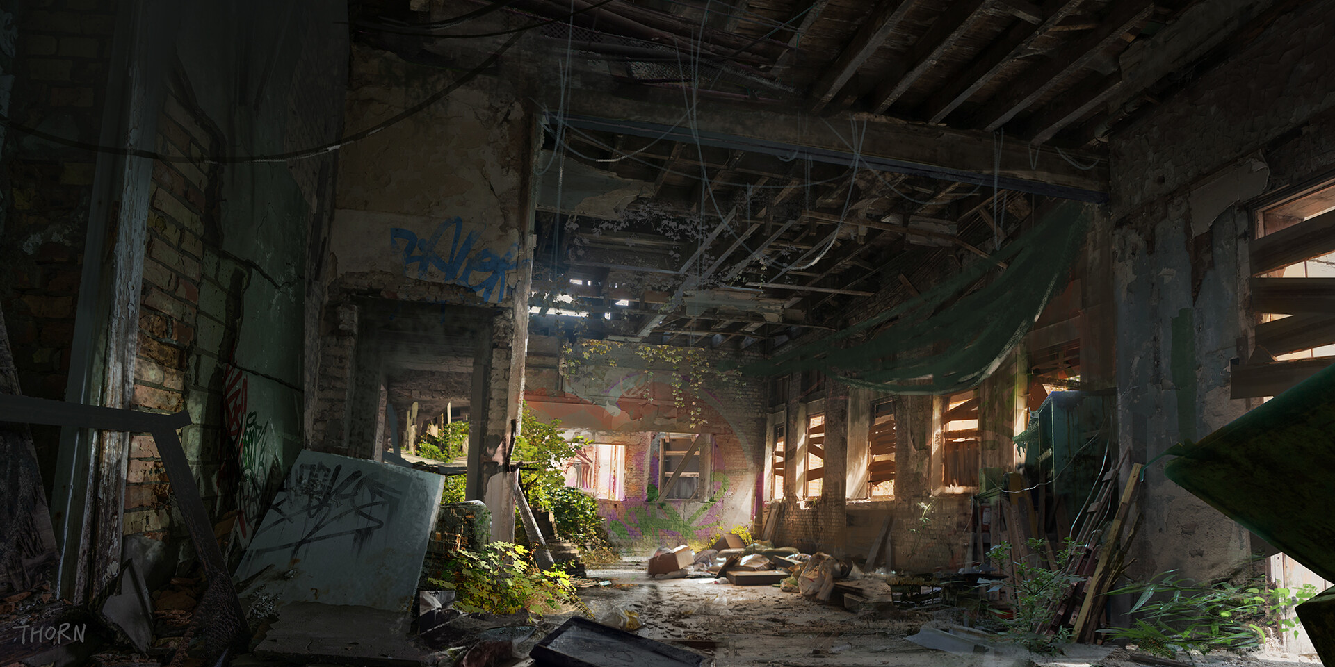 ArtStation - Abandoned room