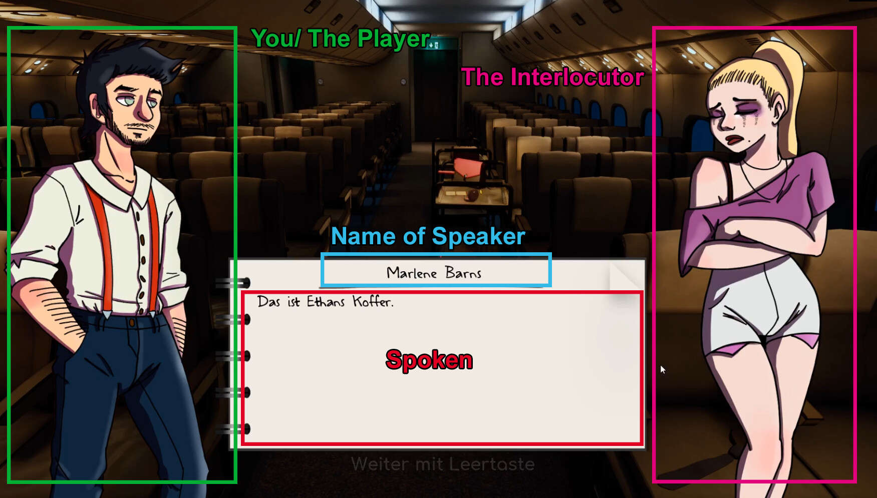 Franziska Huebner - Detective Game - The Game, UI and Mechanics