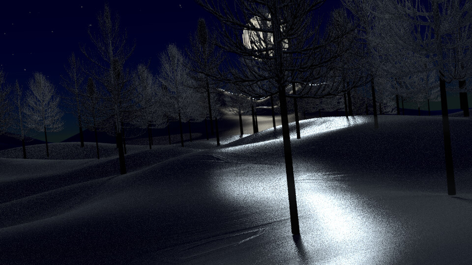 ArtStation - Snow Hill Nature design