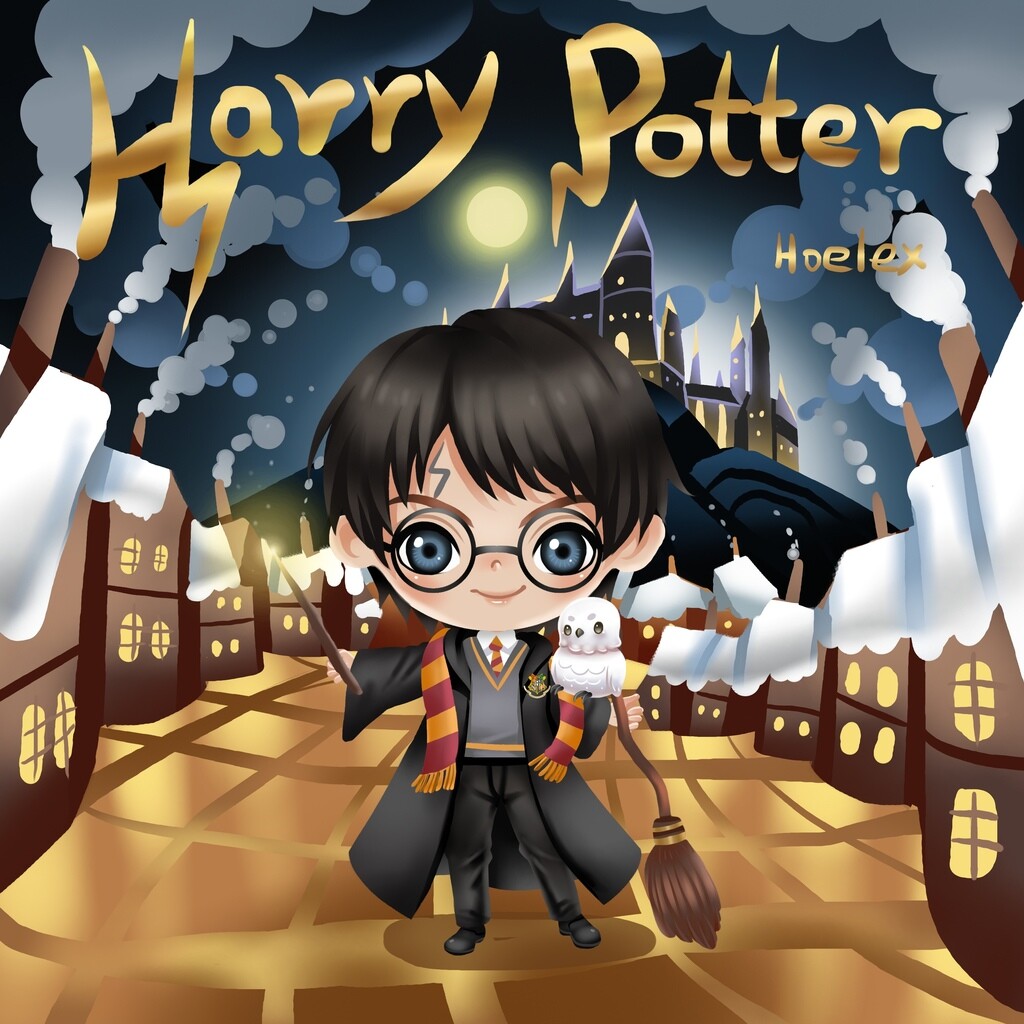 ArtStation - ★【心夢二等身Q版-《哈利波特Harry Potter》】, Hoelex Chang 浩理斯
