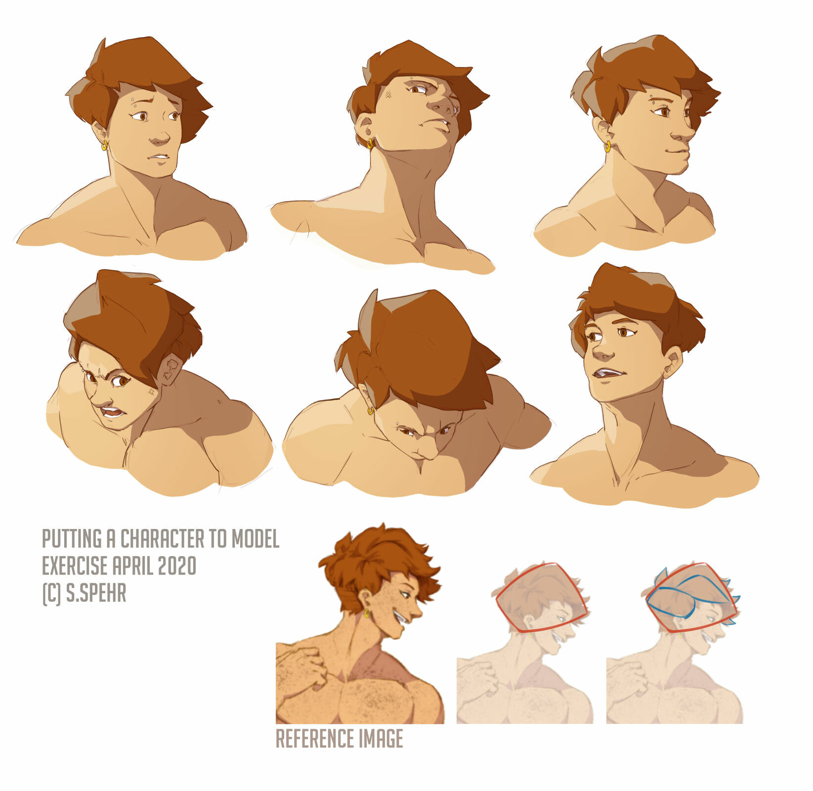 ArtStation - Putting A Character To Model Exercise