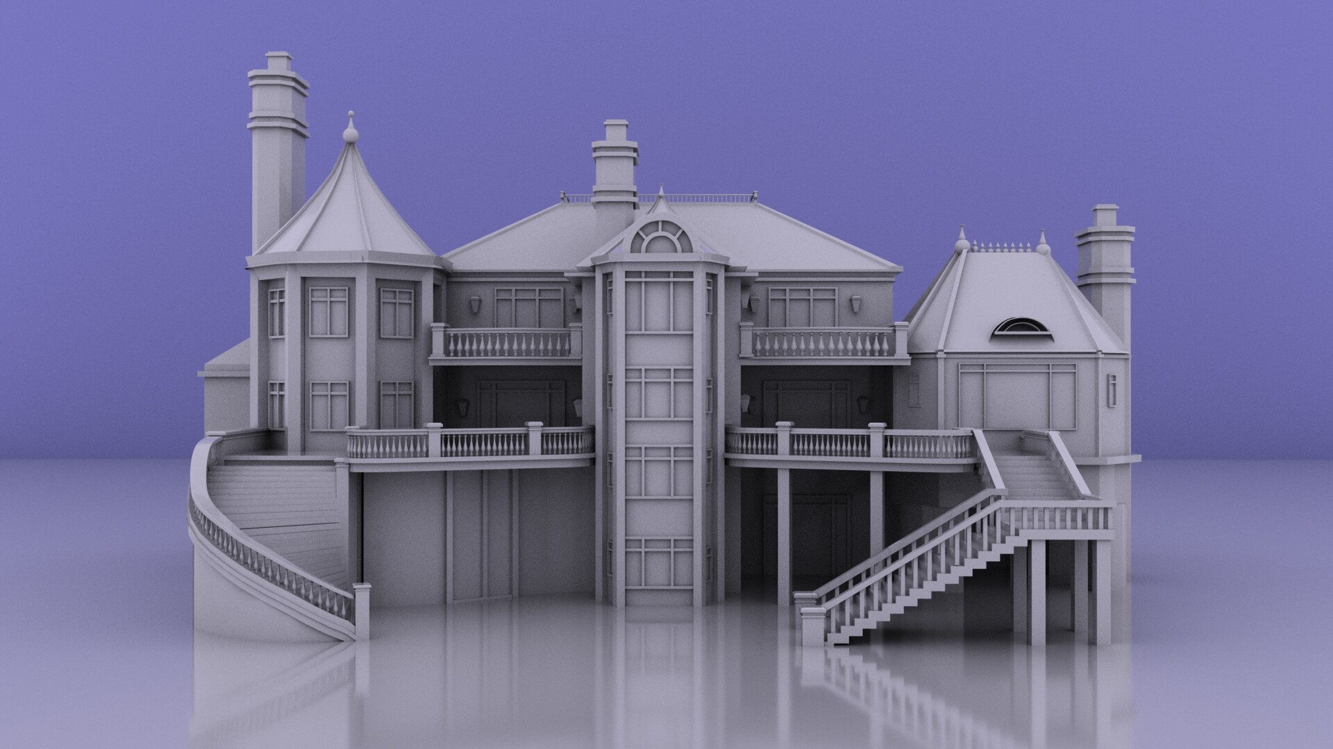 ArtStation - MANSION MODEL