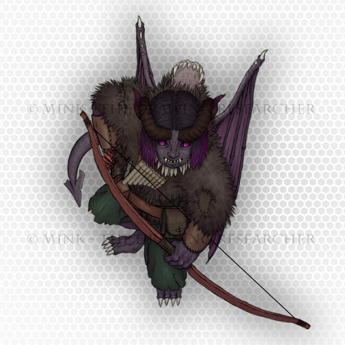 ArtStation - Variant Tiefling Bard - DnD Tabletop Token