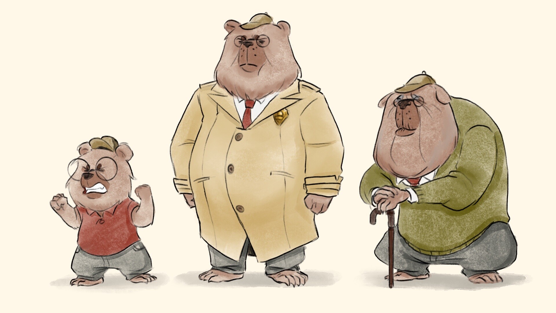 ArtStation - Detective Benjamin Bear