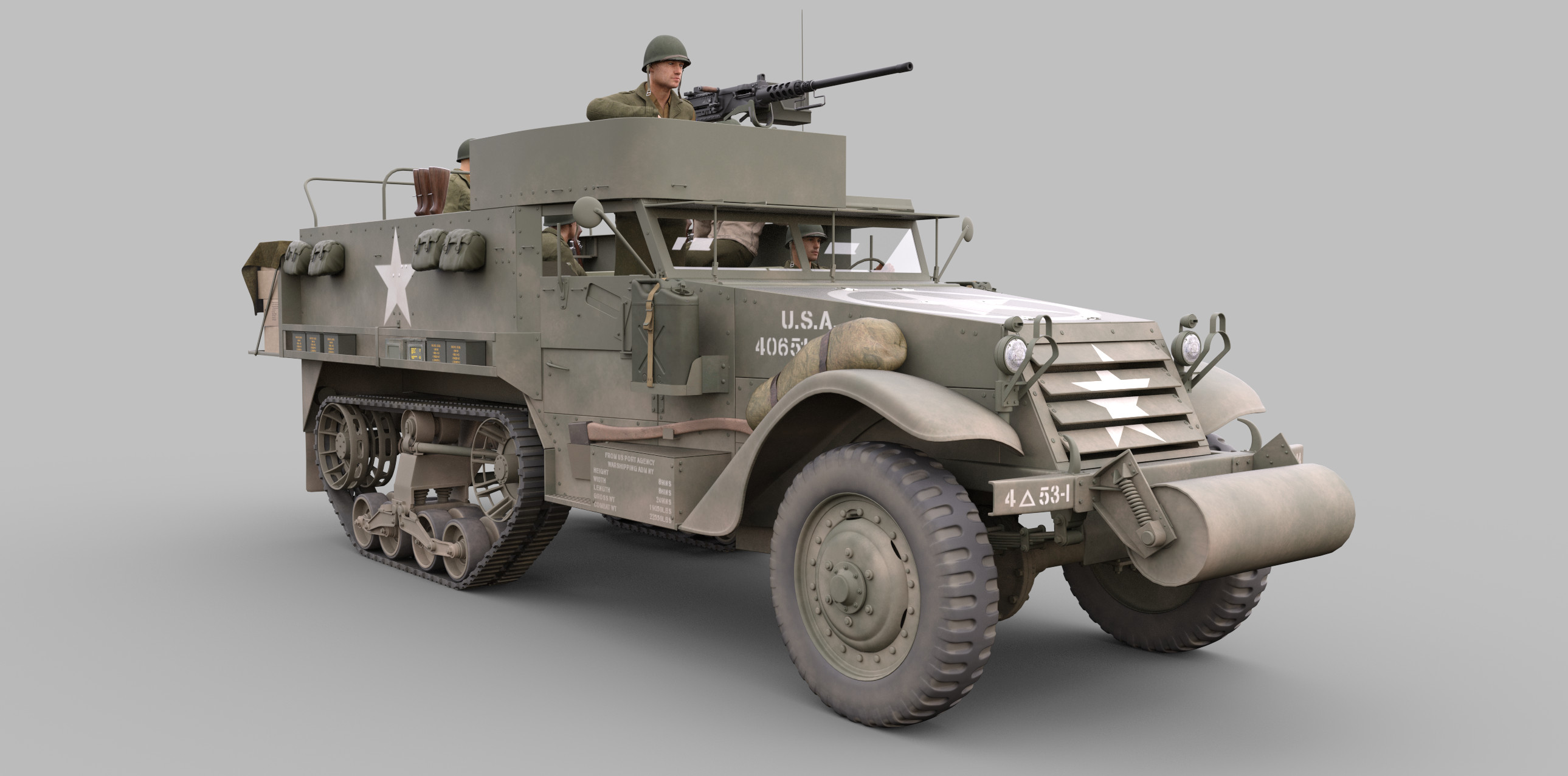 Westfield 3d - M3A1 Half-Track