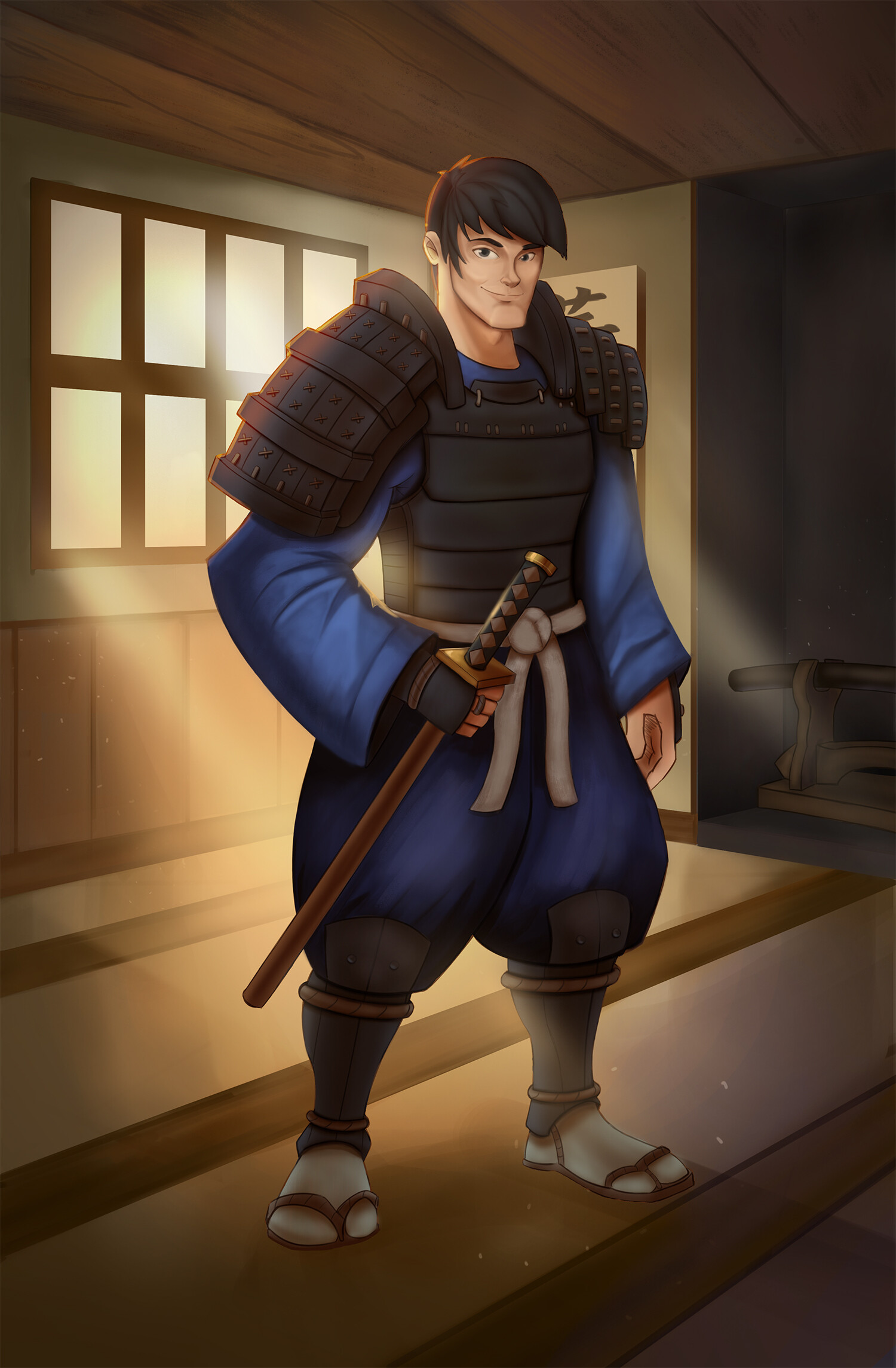 ArtStation - Samurai apprentice