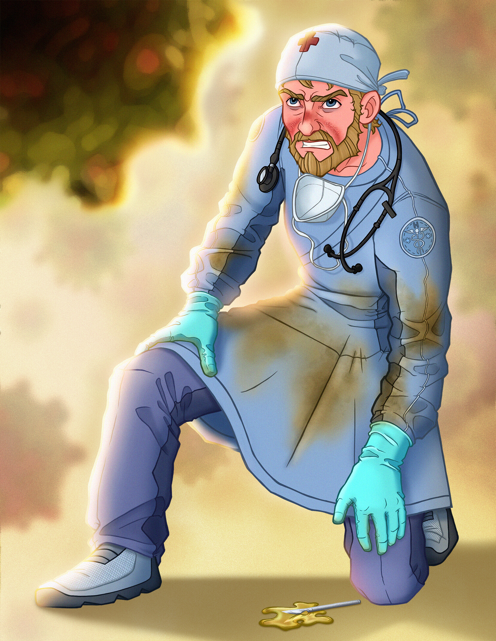 ArtStation - Character Design Challenge - April 2020 - Doctors and Nurses