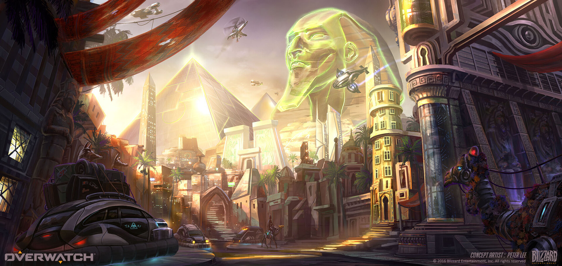 ArtStation - Overwatch Temple of Anubis Concept