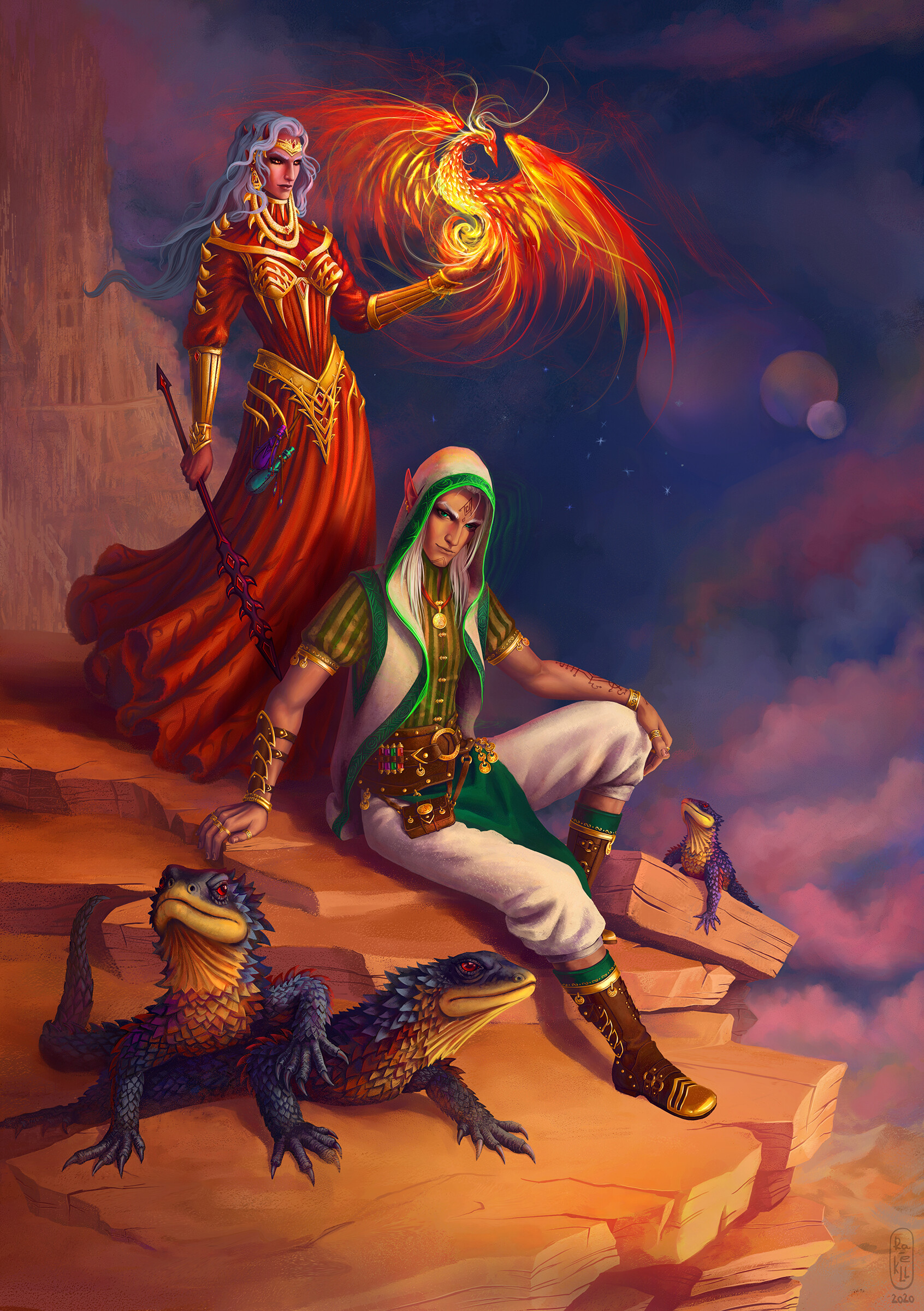 ArtStation - ElvenArtbook (illustration-page)