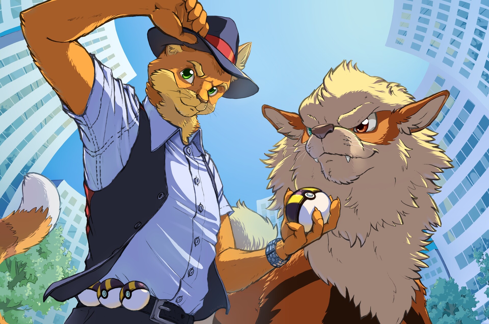 ArtStation - Pokemon Furry Fanart