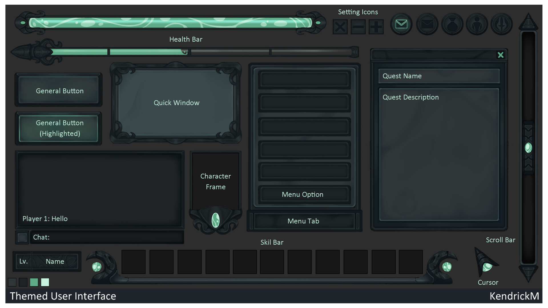 ArtStation - Themed User Interface