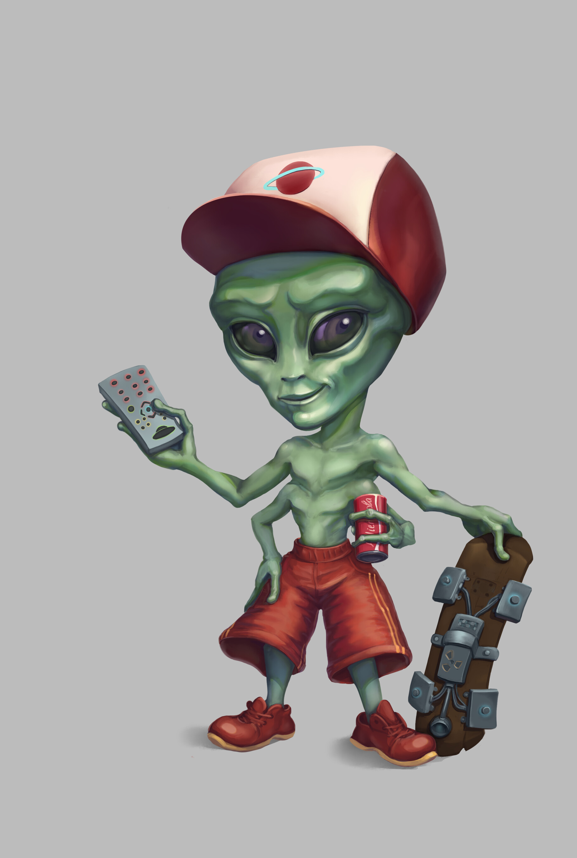 ArtStation - Alien teenager