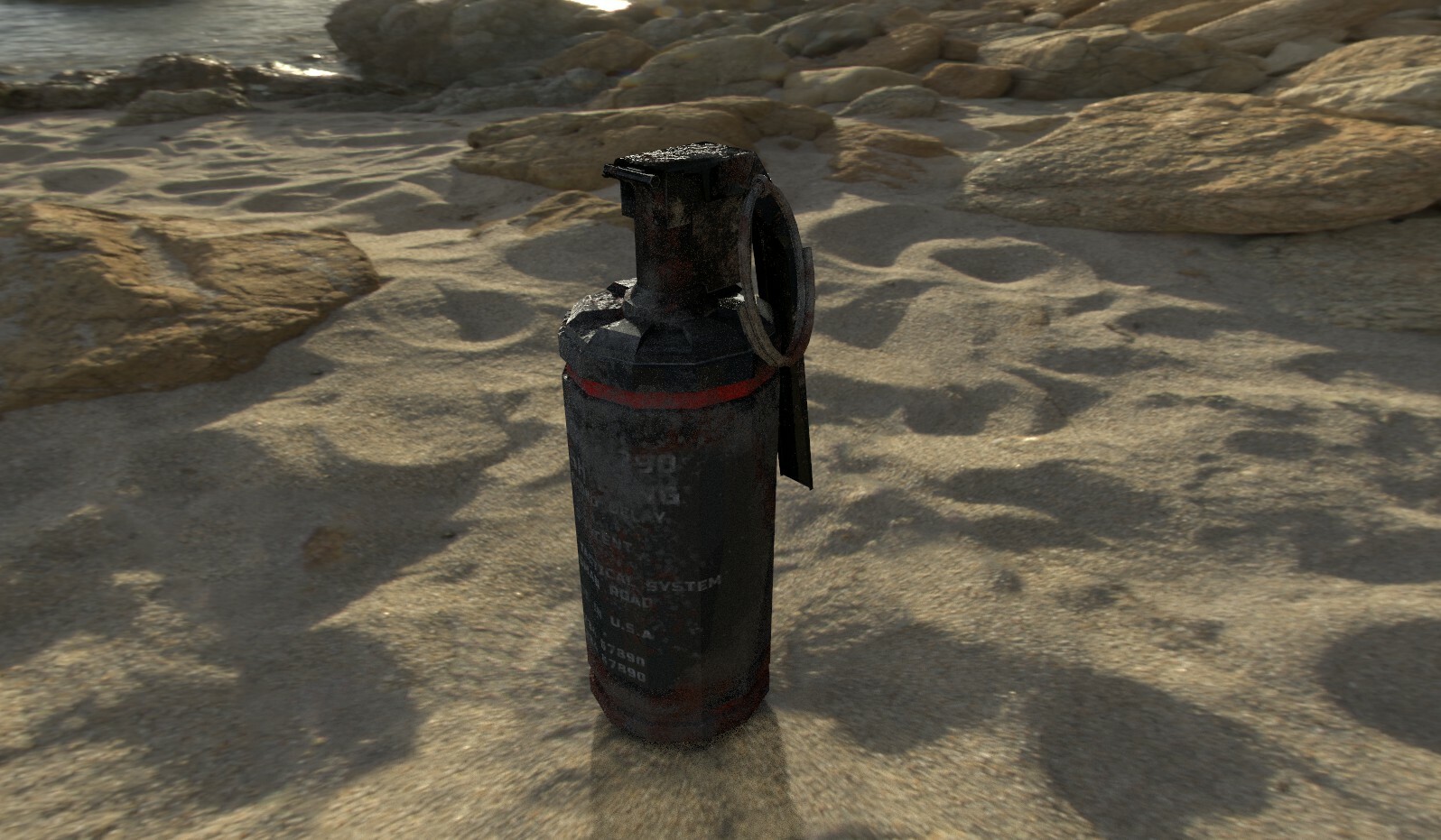 ArtStation - Abandoned flash bang
