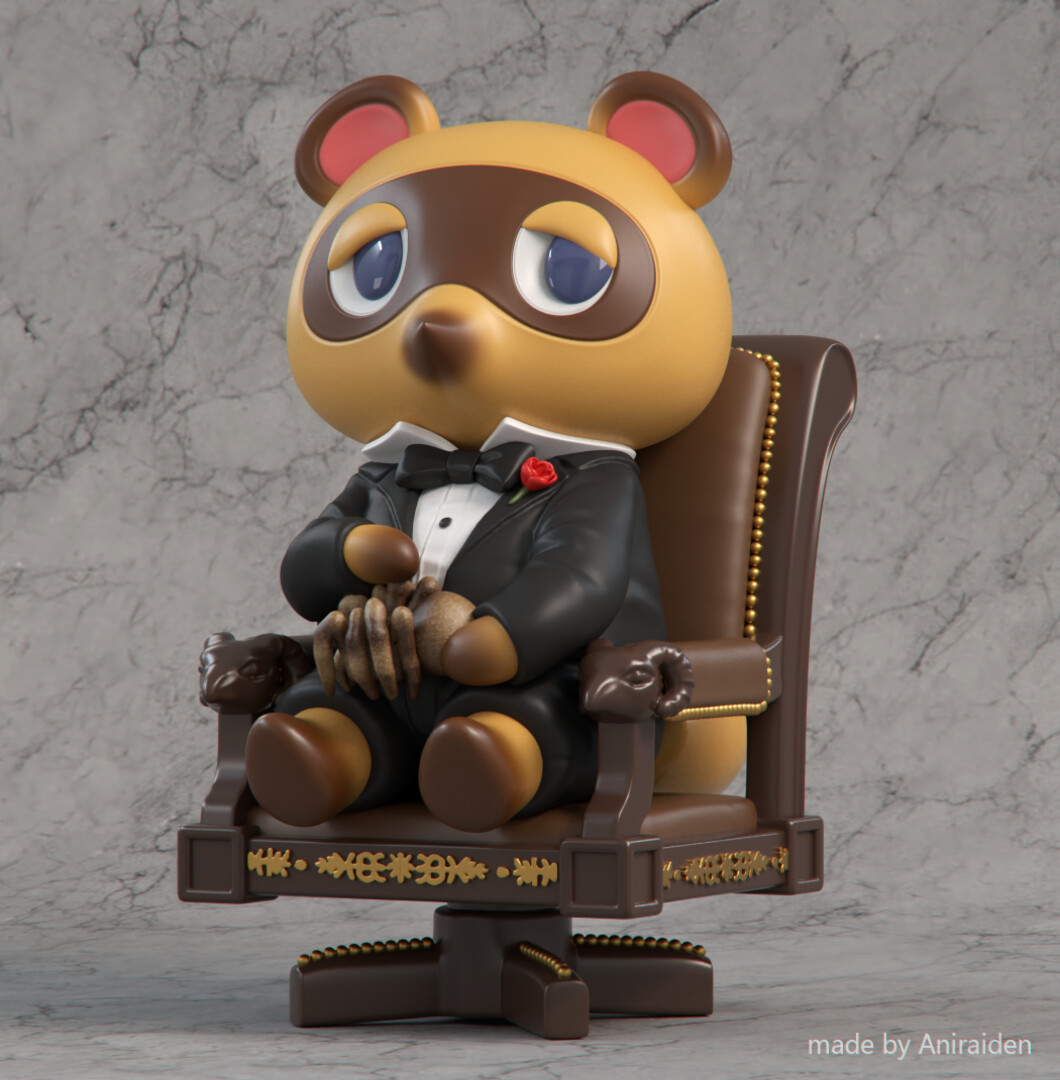 Aniraiden Wu - Godfather Tom Nook figure (Animal Crossing)
