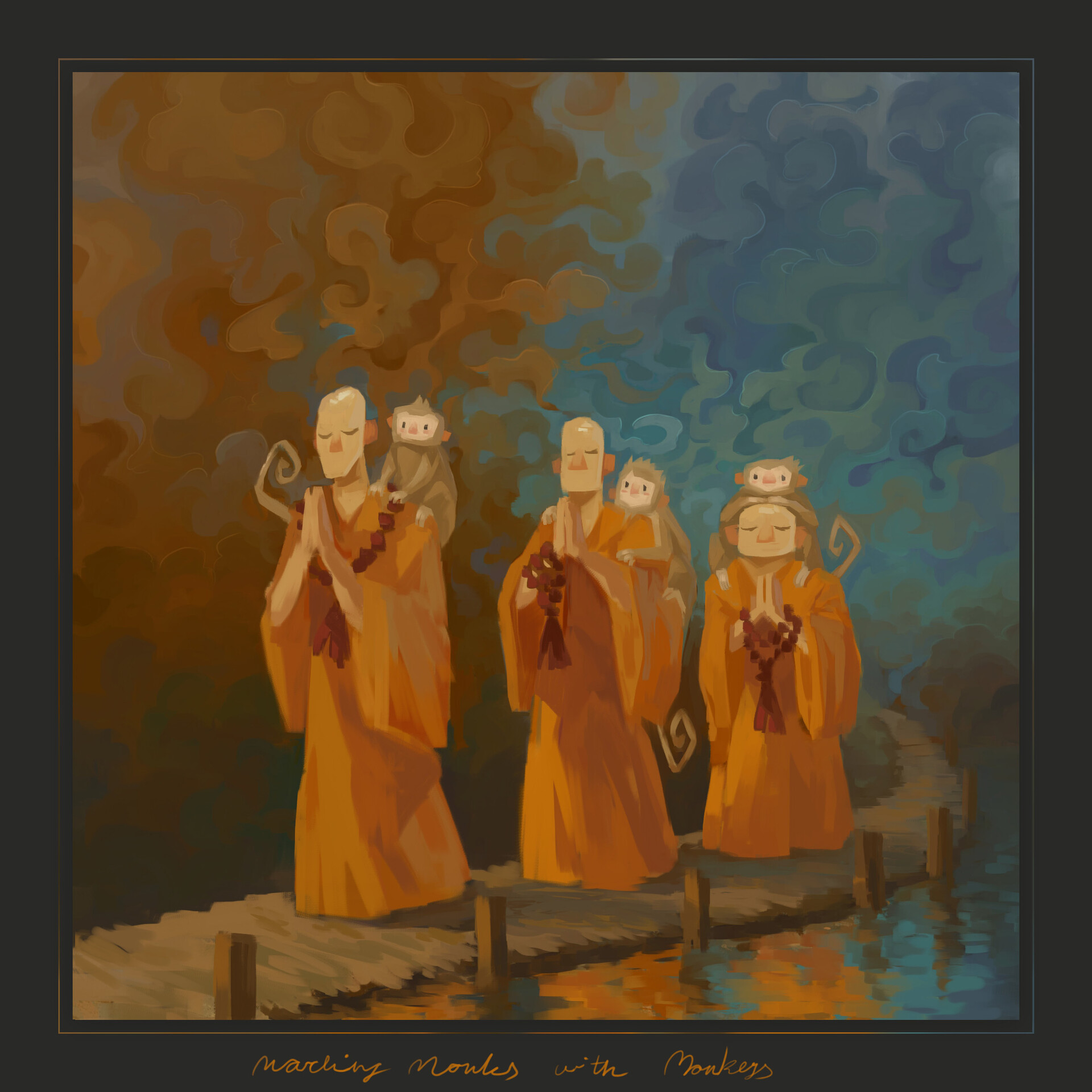 Alexandra Schilhart - Marching Monk & Monkeys