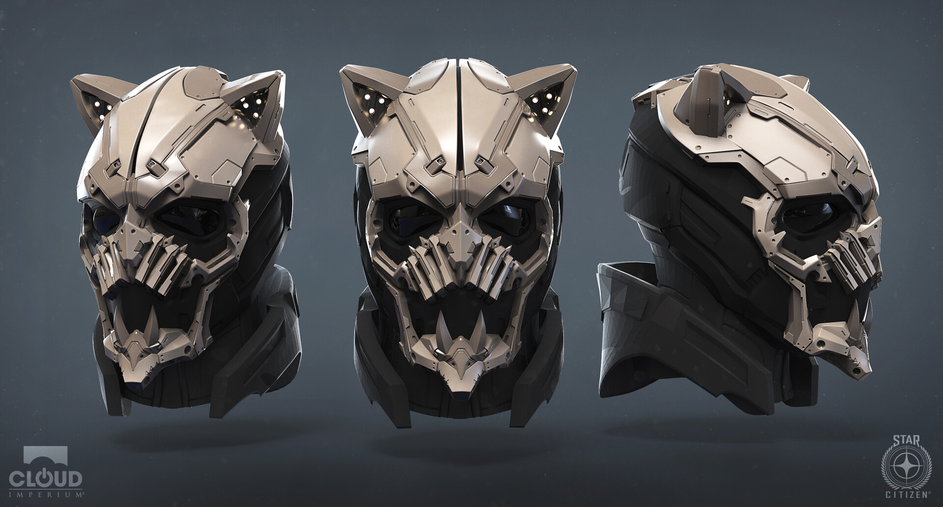 Matthew Hjellen - StarKitty Mask - Star Citizen
