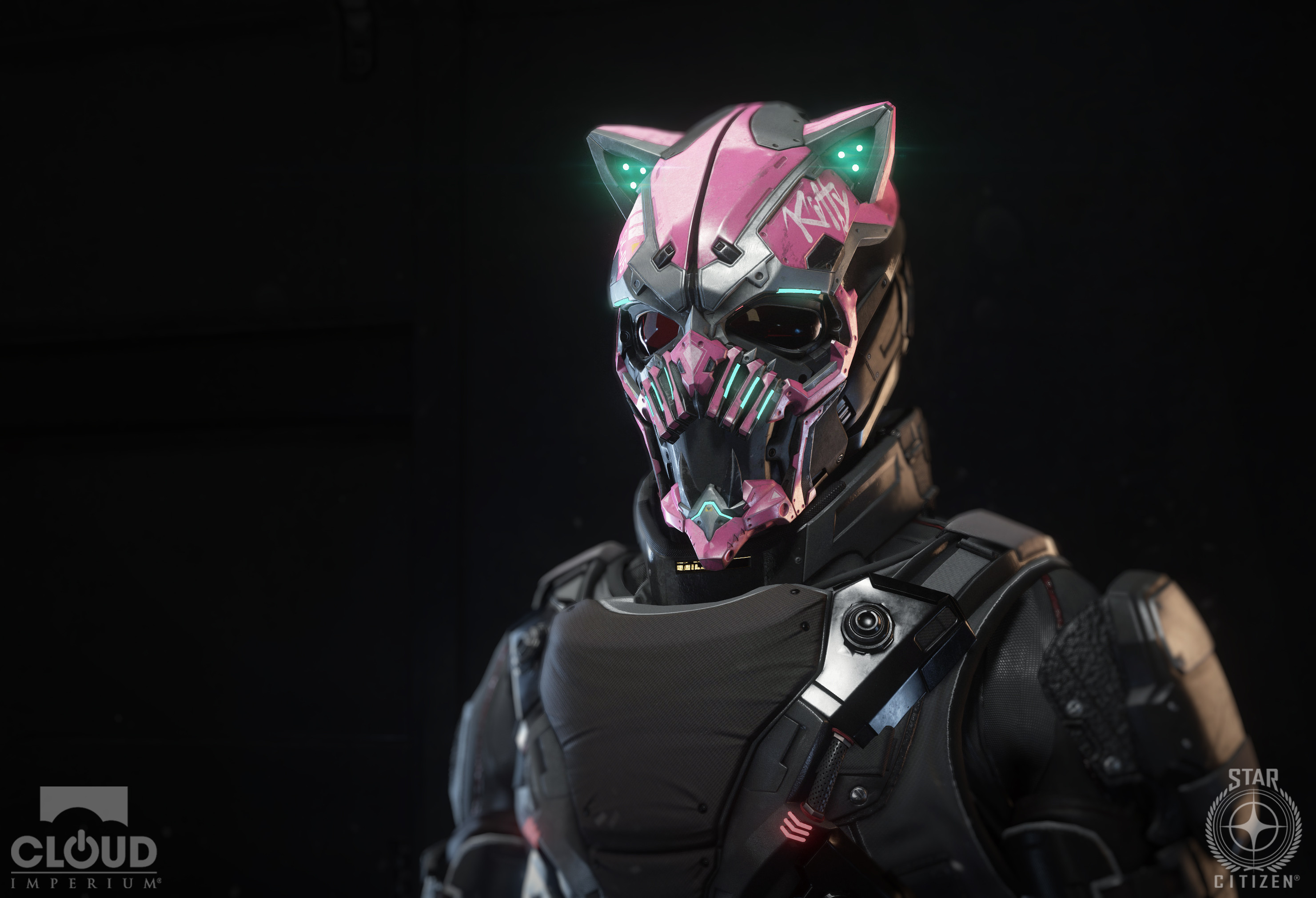 Matthew Hjellen - StarKitty Mask - Star Citizen