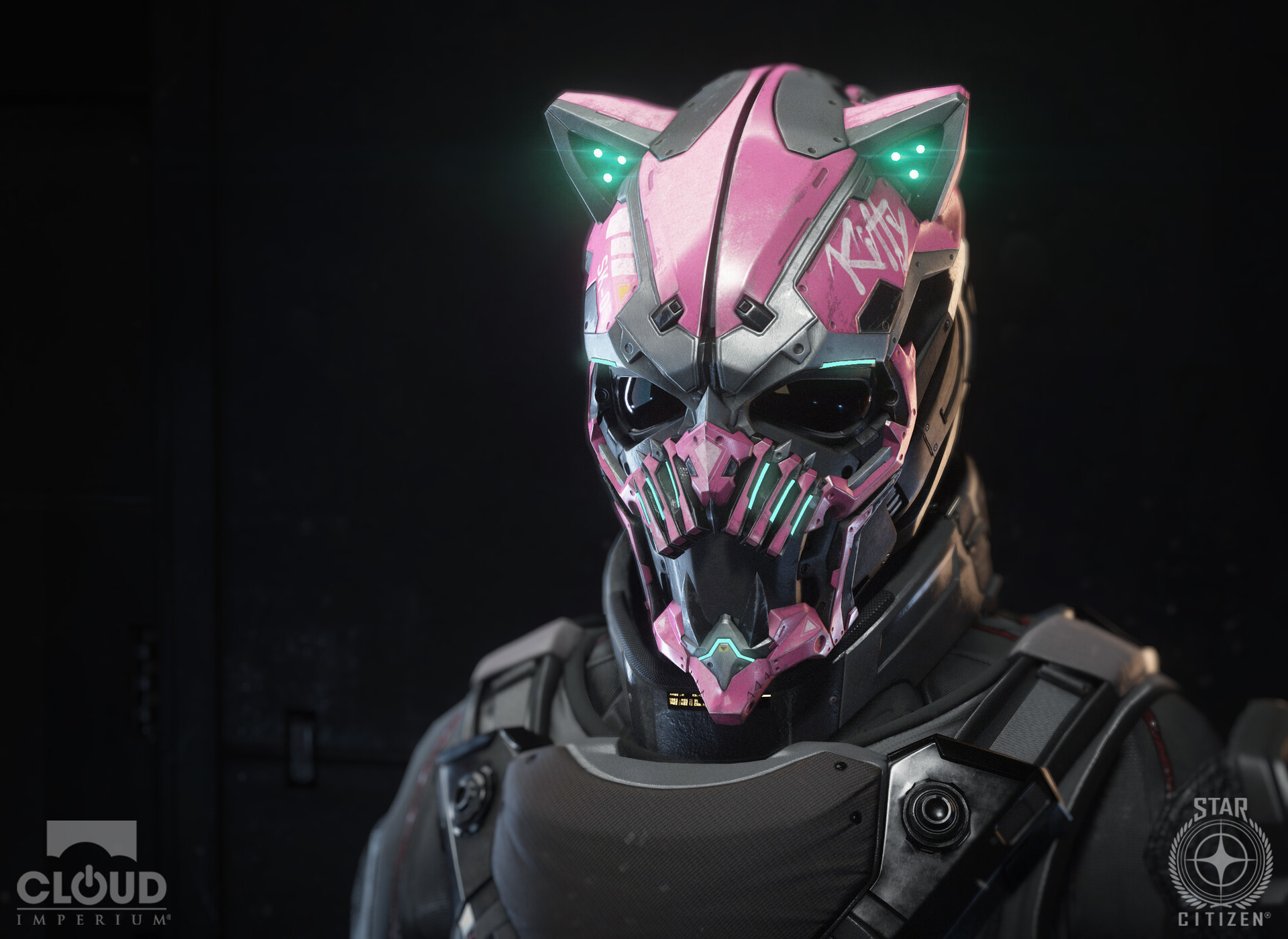 Matthew Hjellen - StarKitty Mask - Star Citizen