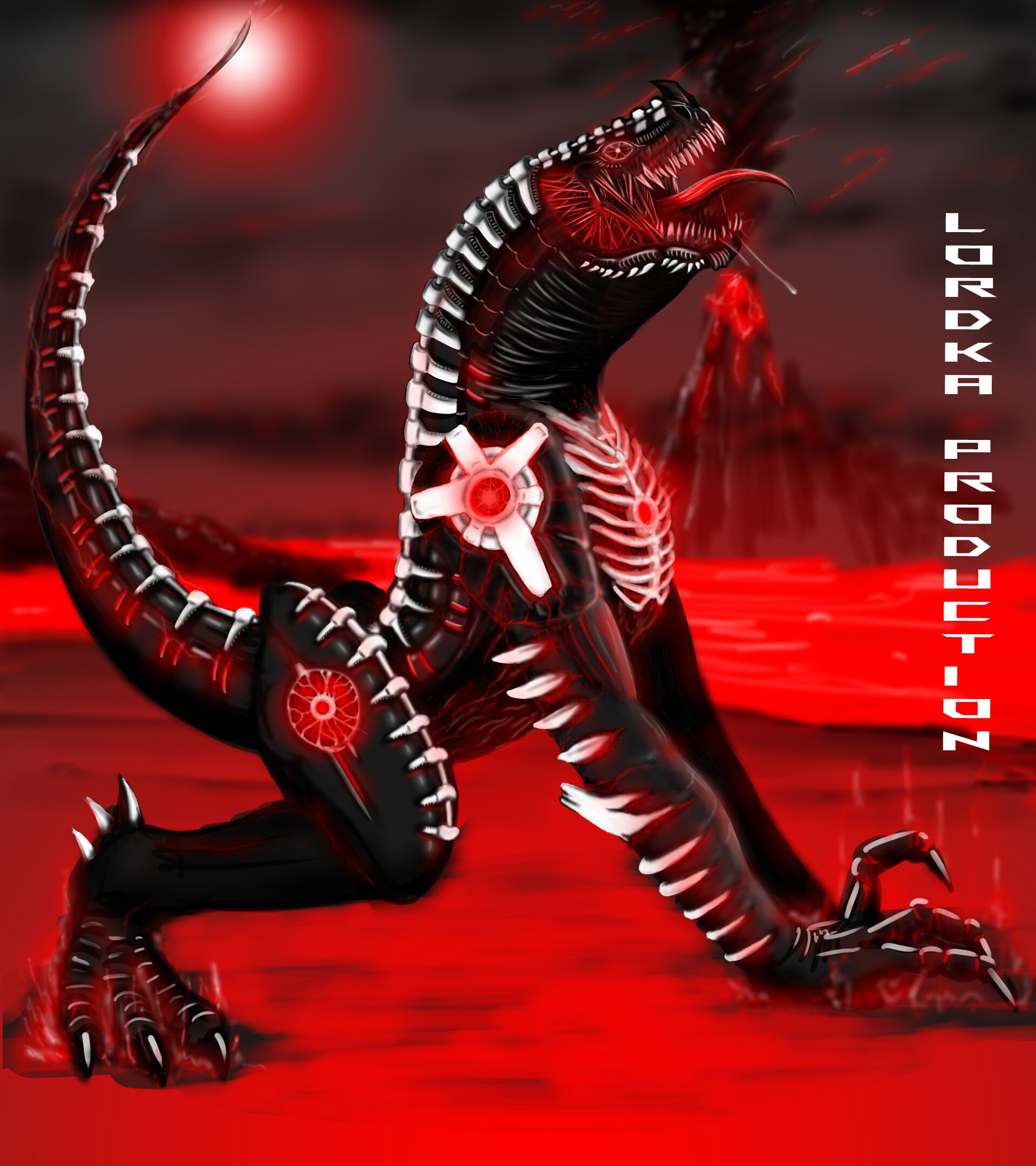 ArtStation - The Fire "Demon" Hydrid