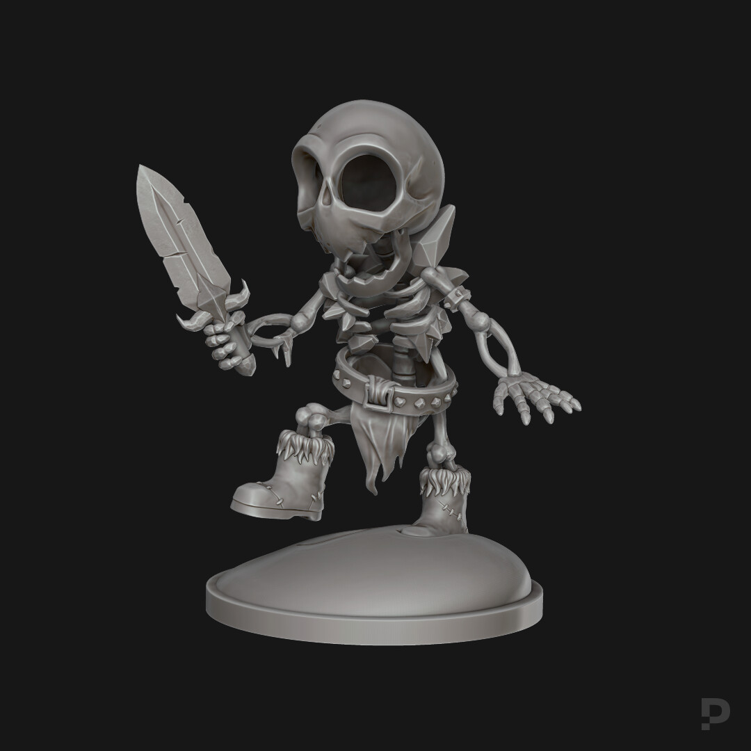ArtStation - Rattling Rascal - Hearthstone (3D sculpt & 3D Print)