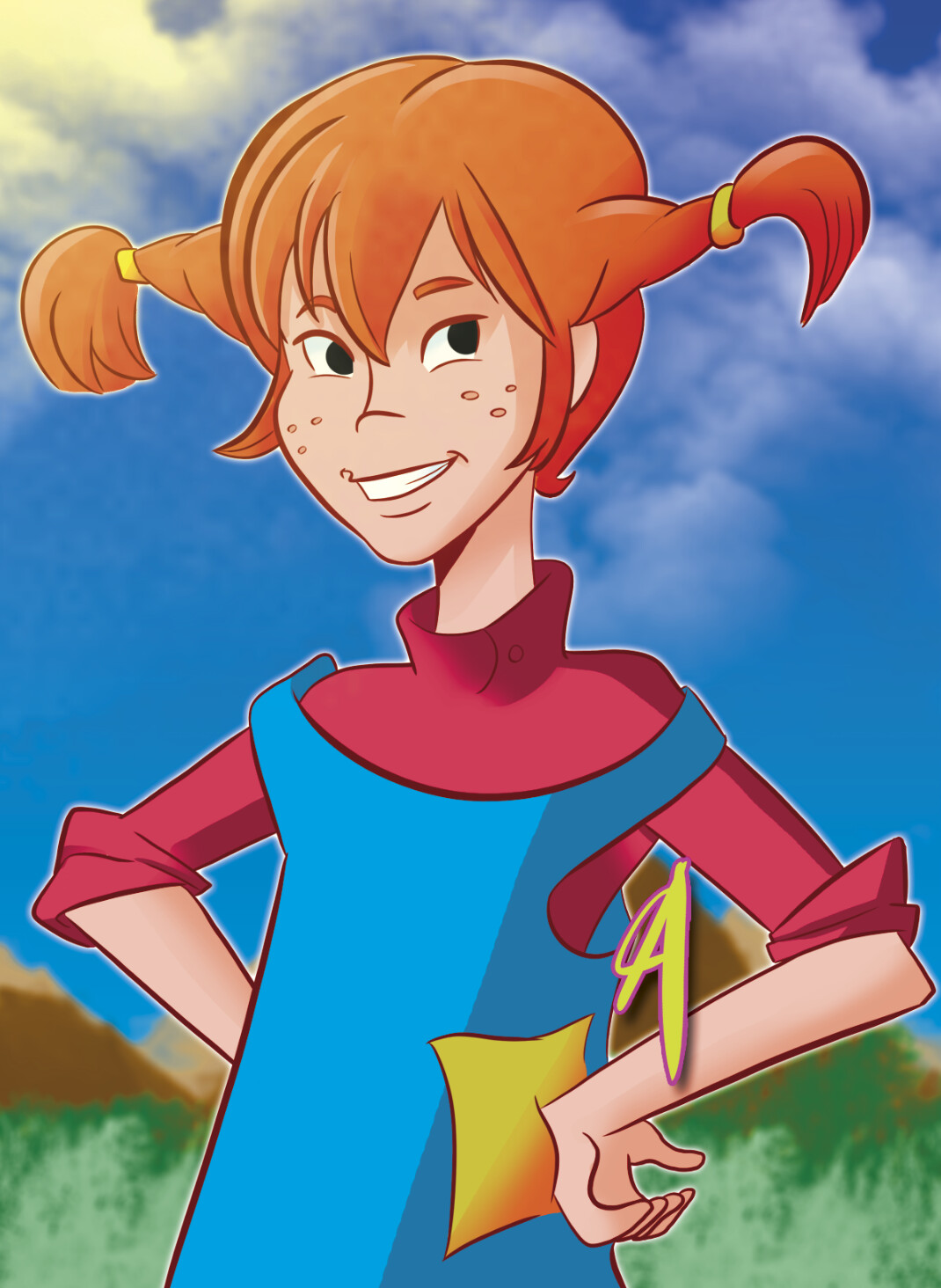 ArtStation - Pippi Longstockings