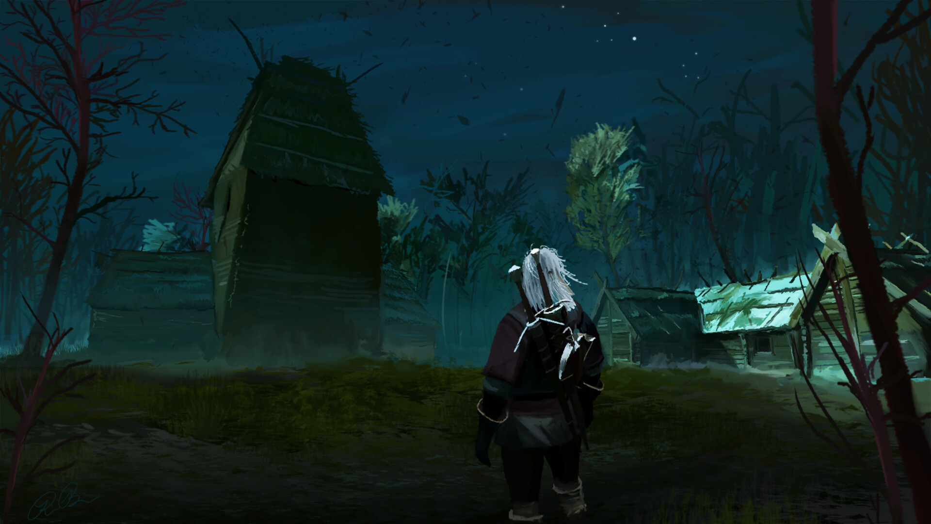 ArtStation - The Witcher 3 Fan Art - Crookback Bog