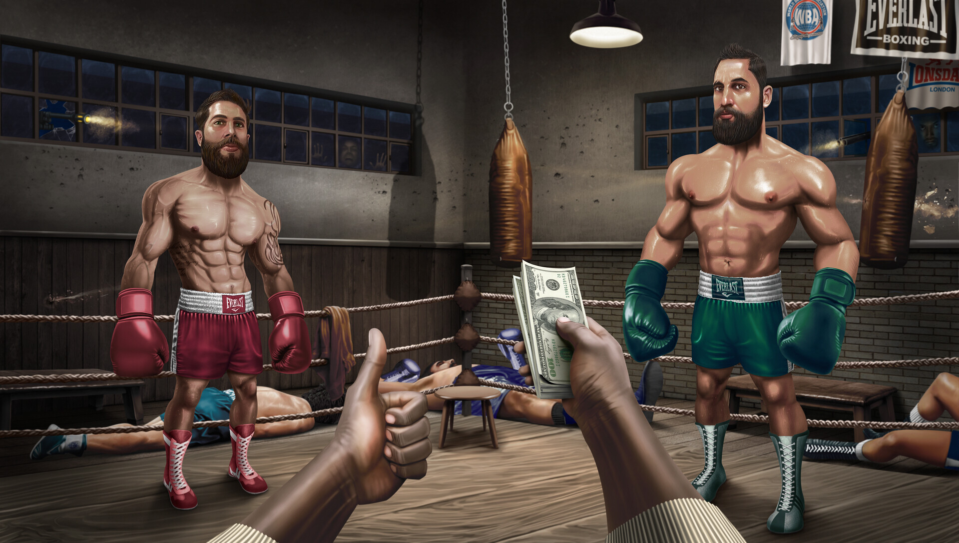 ArtStation - Digital Painting - Boxing Ring