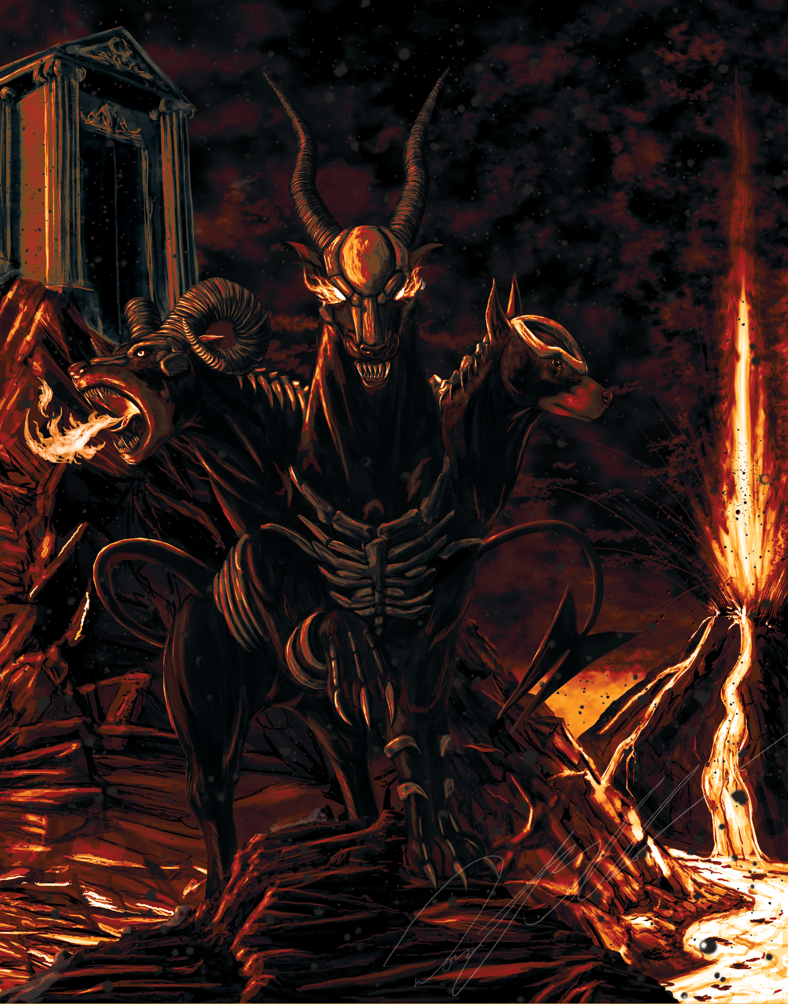 Houndoom Evolution Cerberus