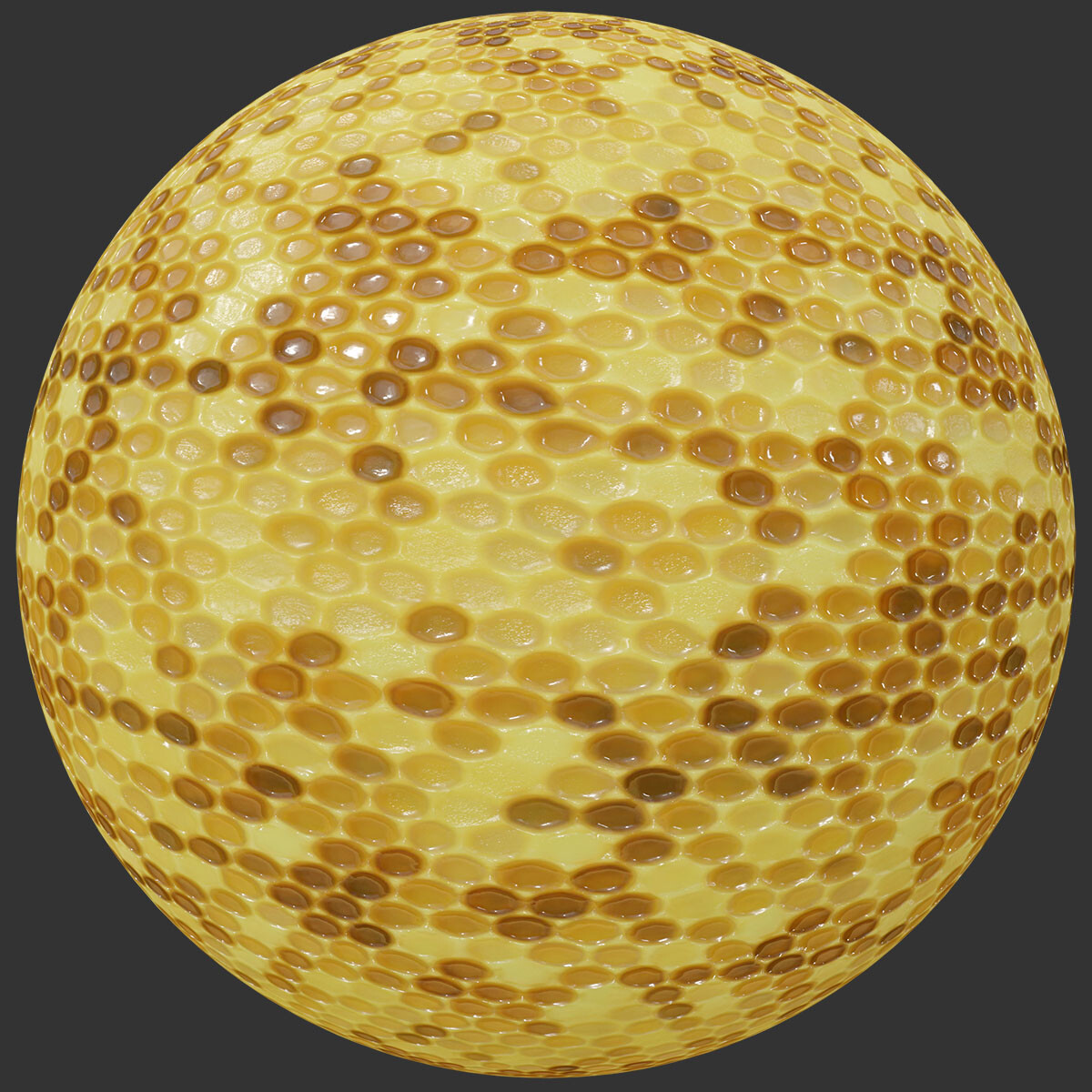 TextureCan - Honeycomb Texture Filled with Juicy Honey and Pollen