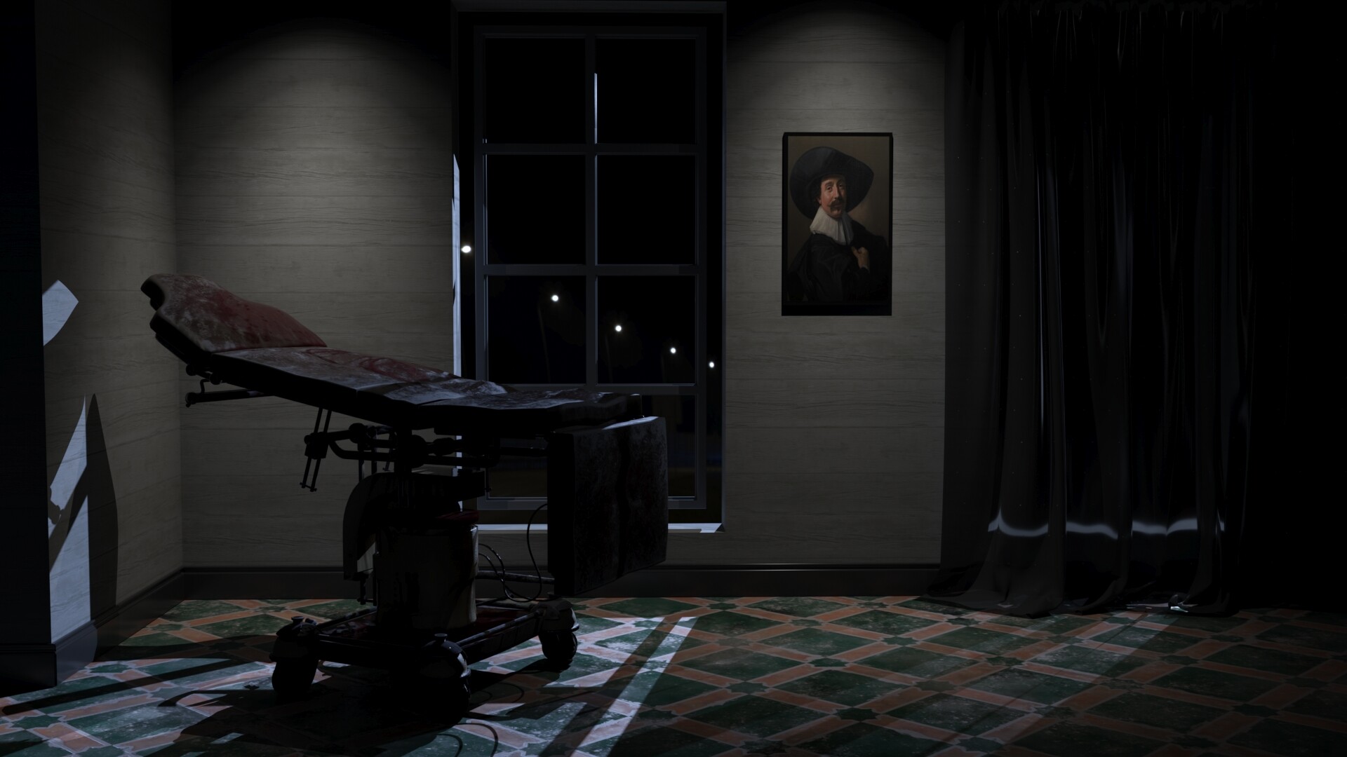 ArtStation - Horror Room Concept Art Render