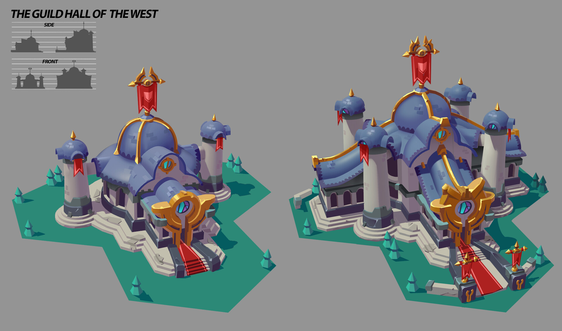 ArtStation - The Guild Hall of The West