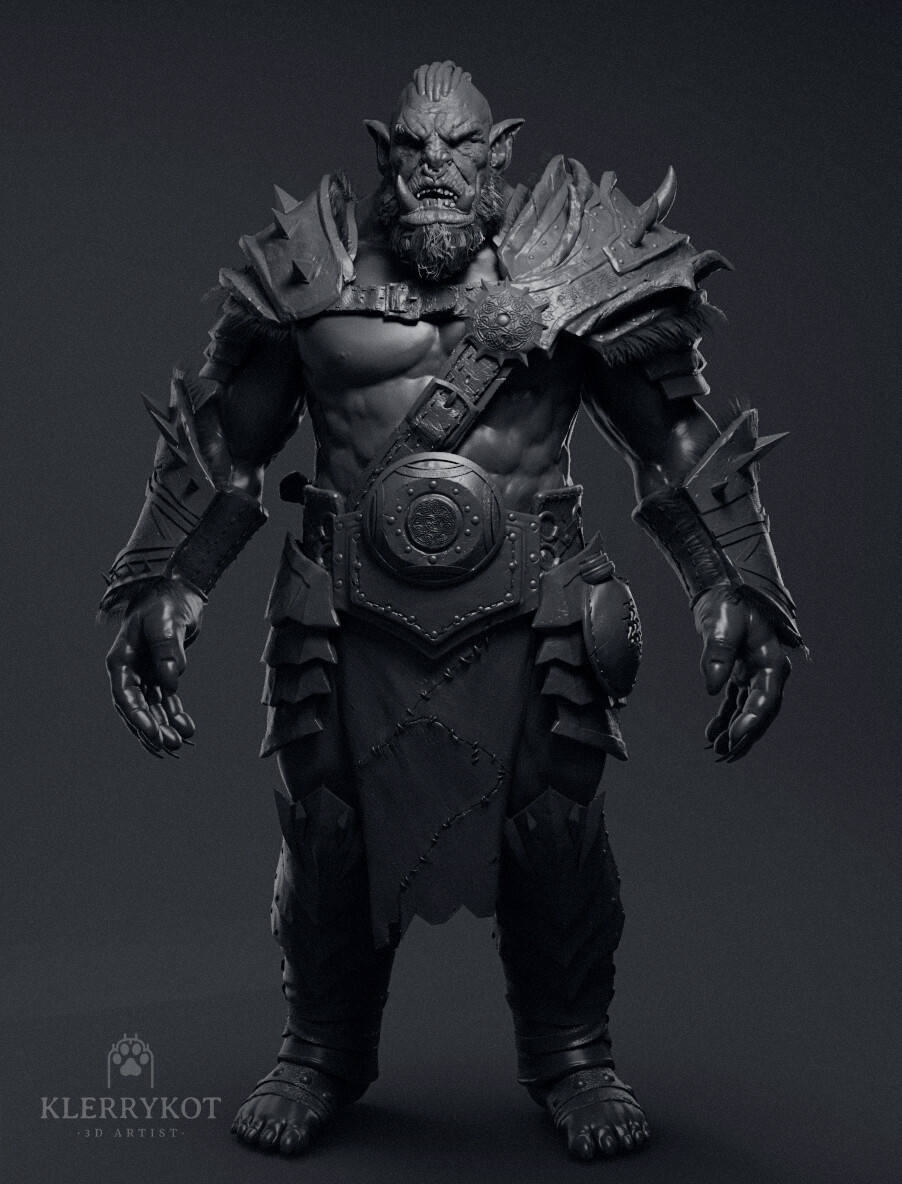ArtStation - Orc highpoly WIP