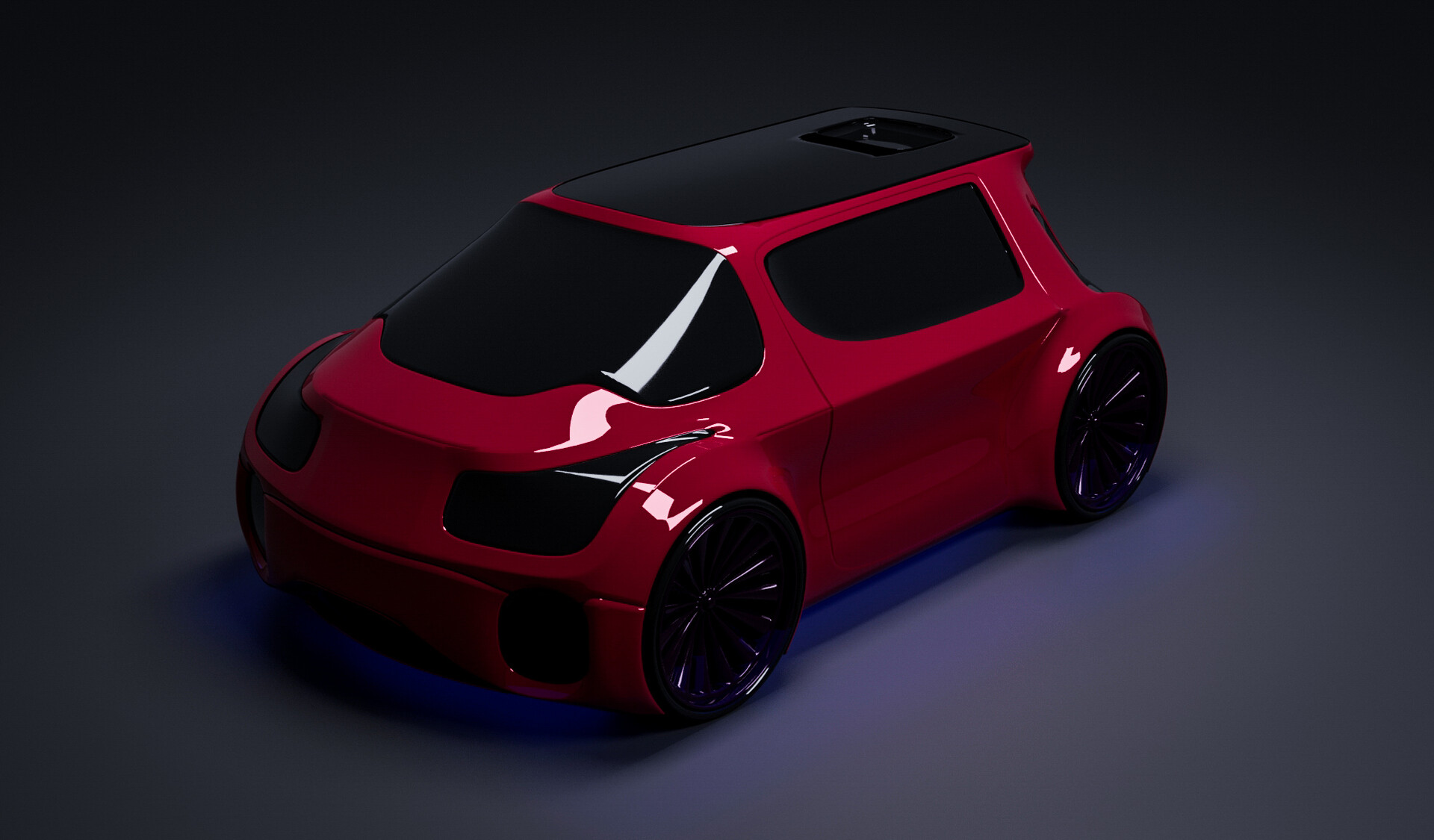 ArtStation - 3d car model in blender