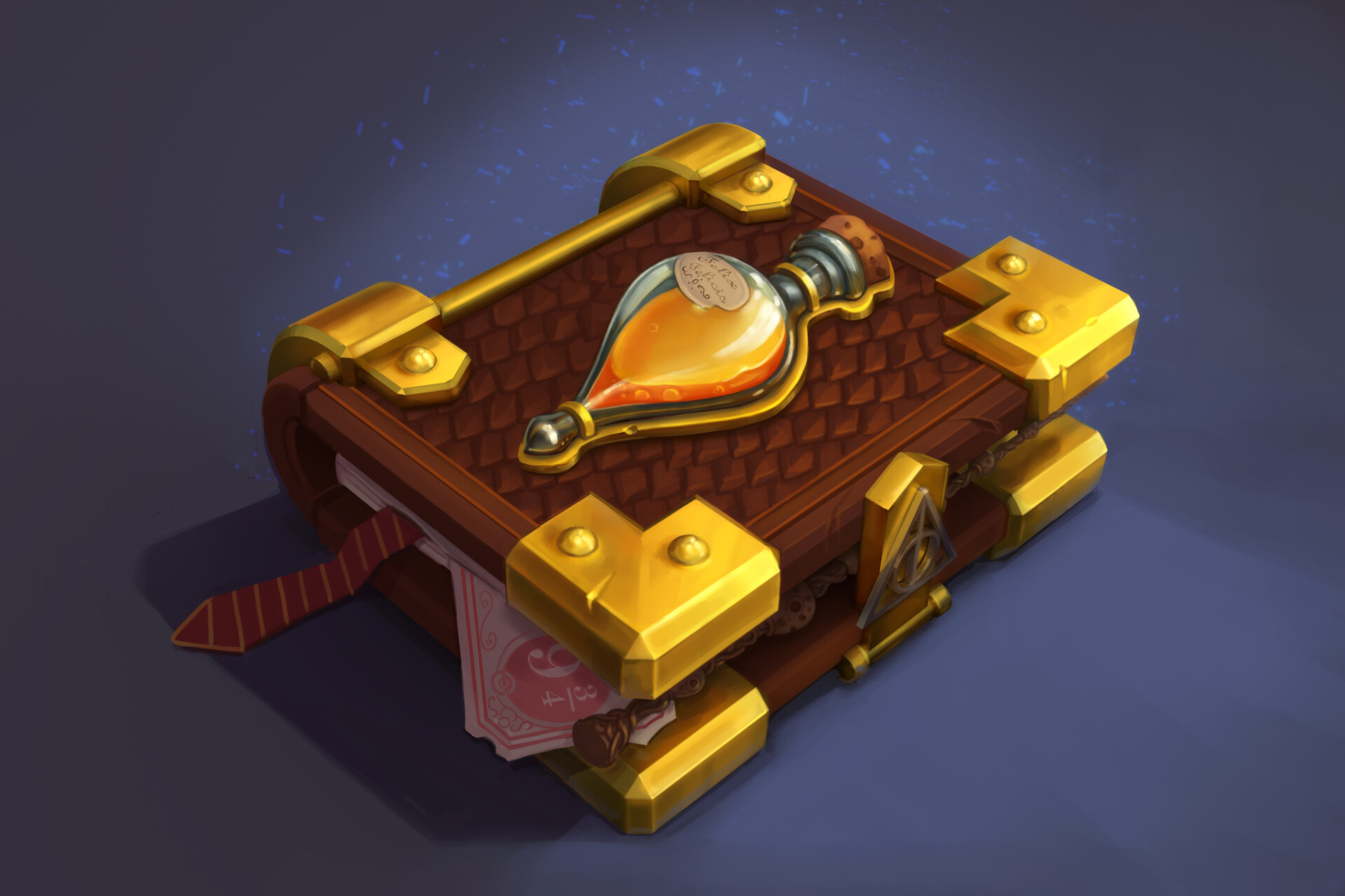 ArtStation - Hogwarts book