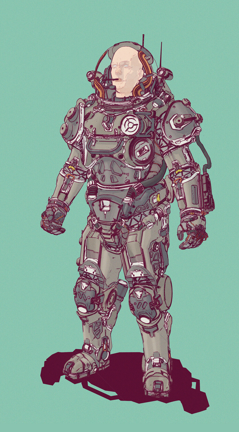 ArtStation - Deep Suit - Underwater(2020), Elijah McNeal