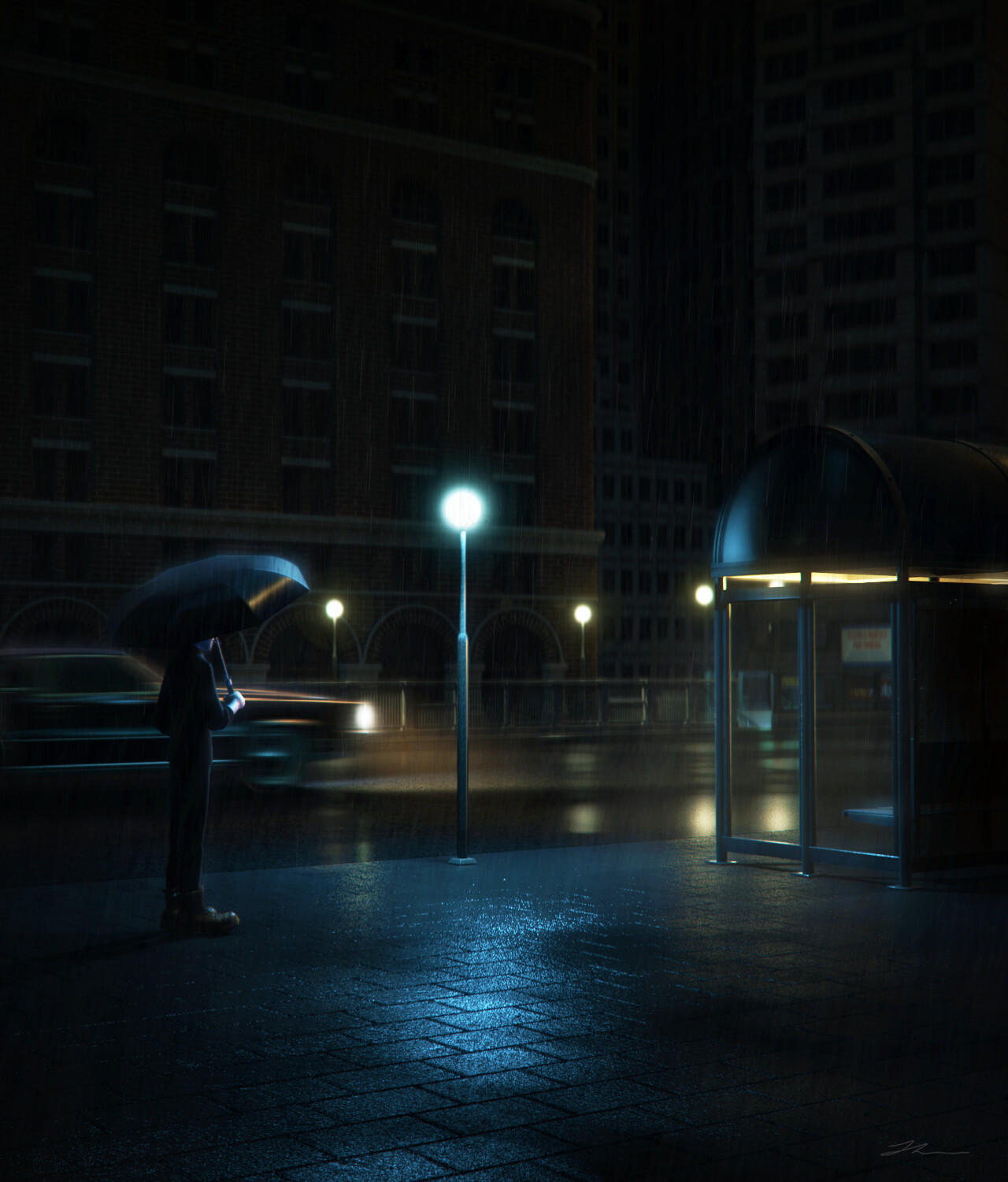 ArtStation - Midnight - Lighting