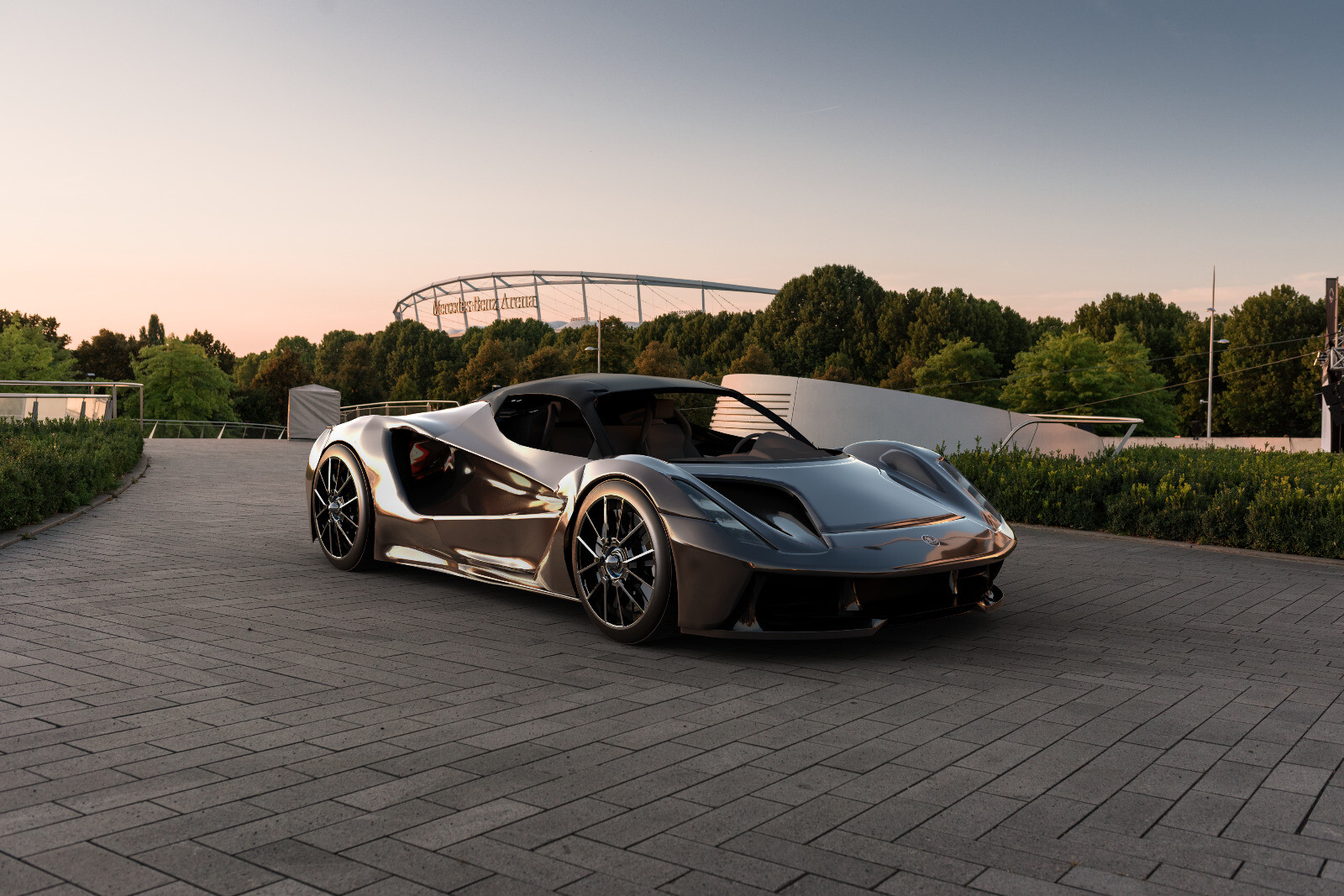 ArtStation - Lotus Evija Integration and Studio renders