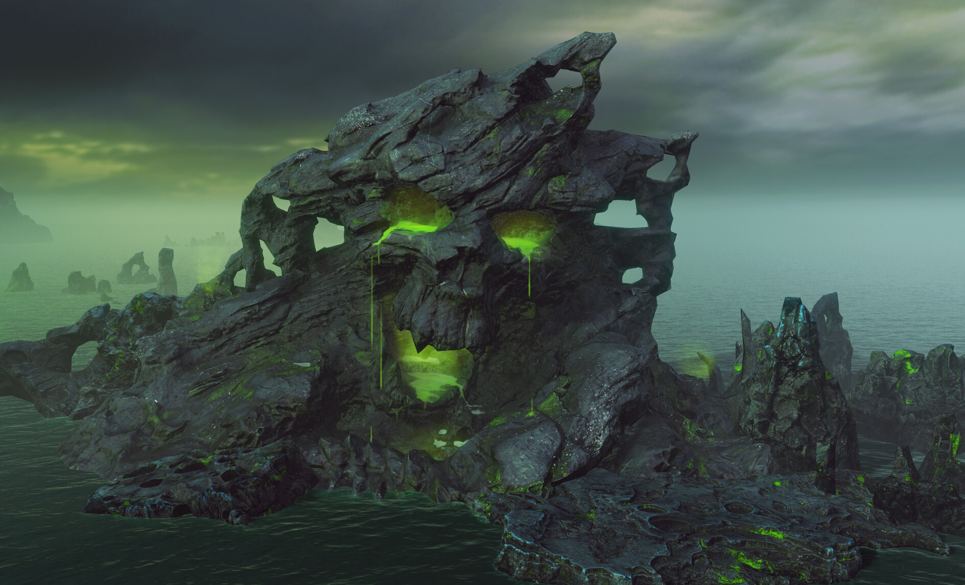 ArtStation - Skull island