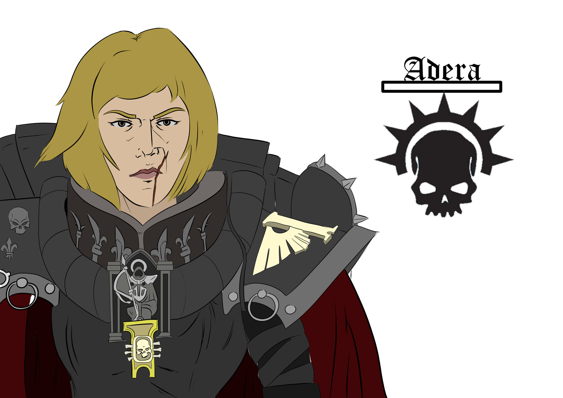 ArtStation - Warhammer Character Drawing