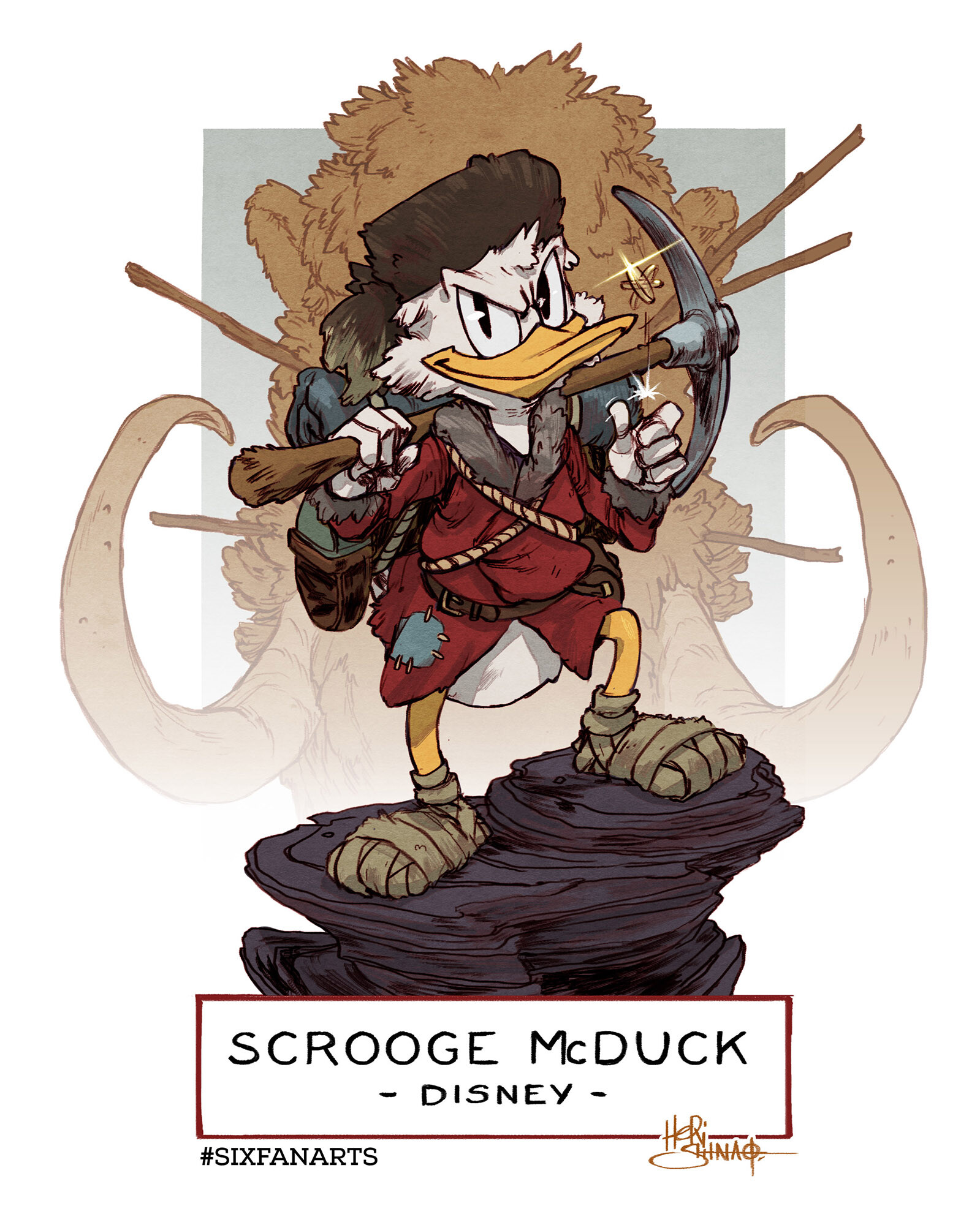 ArtStation - Scrooge McDuck #sixfanarts