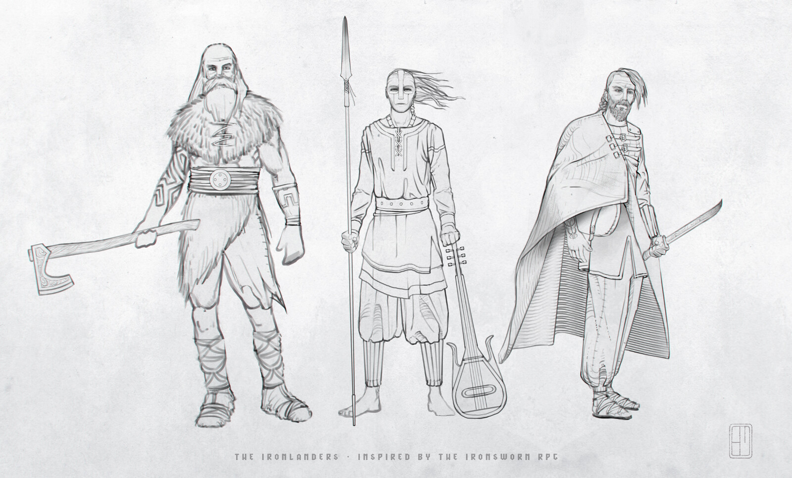 Alex Monge - Ironsworn characters
