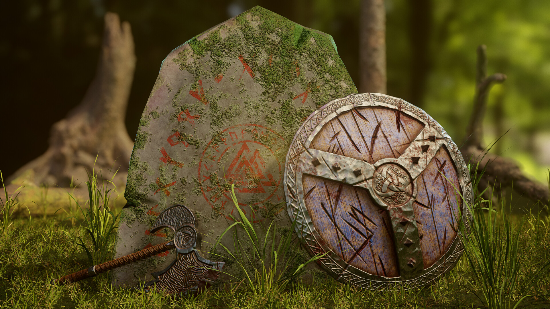 ArtStation - The Warrior's Rest