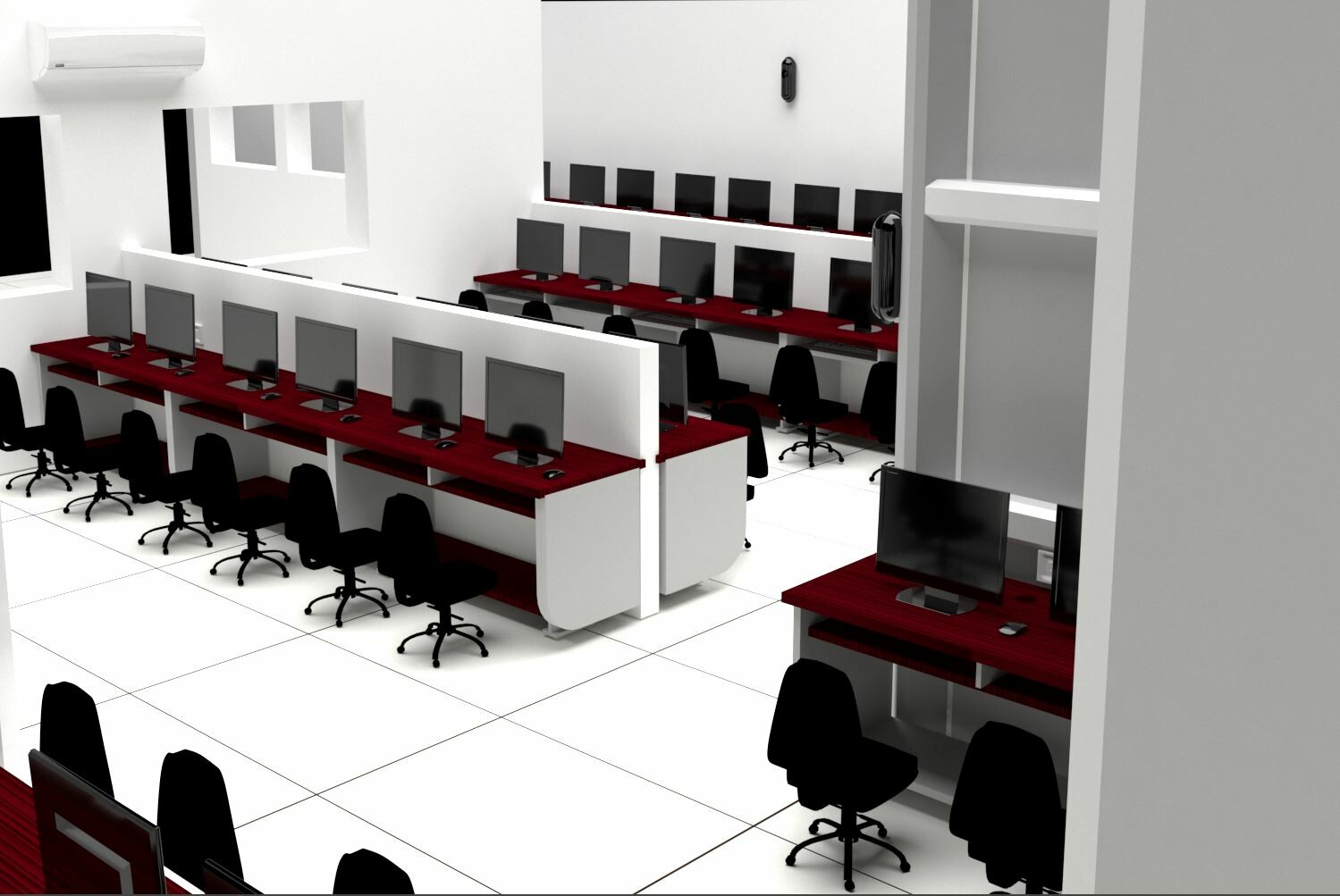 ArtStation - College 3d Interior