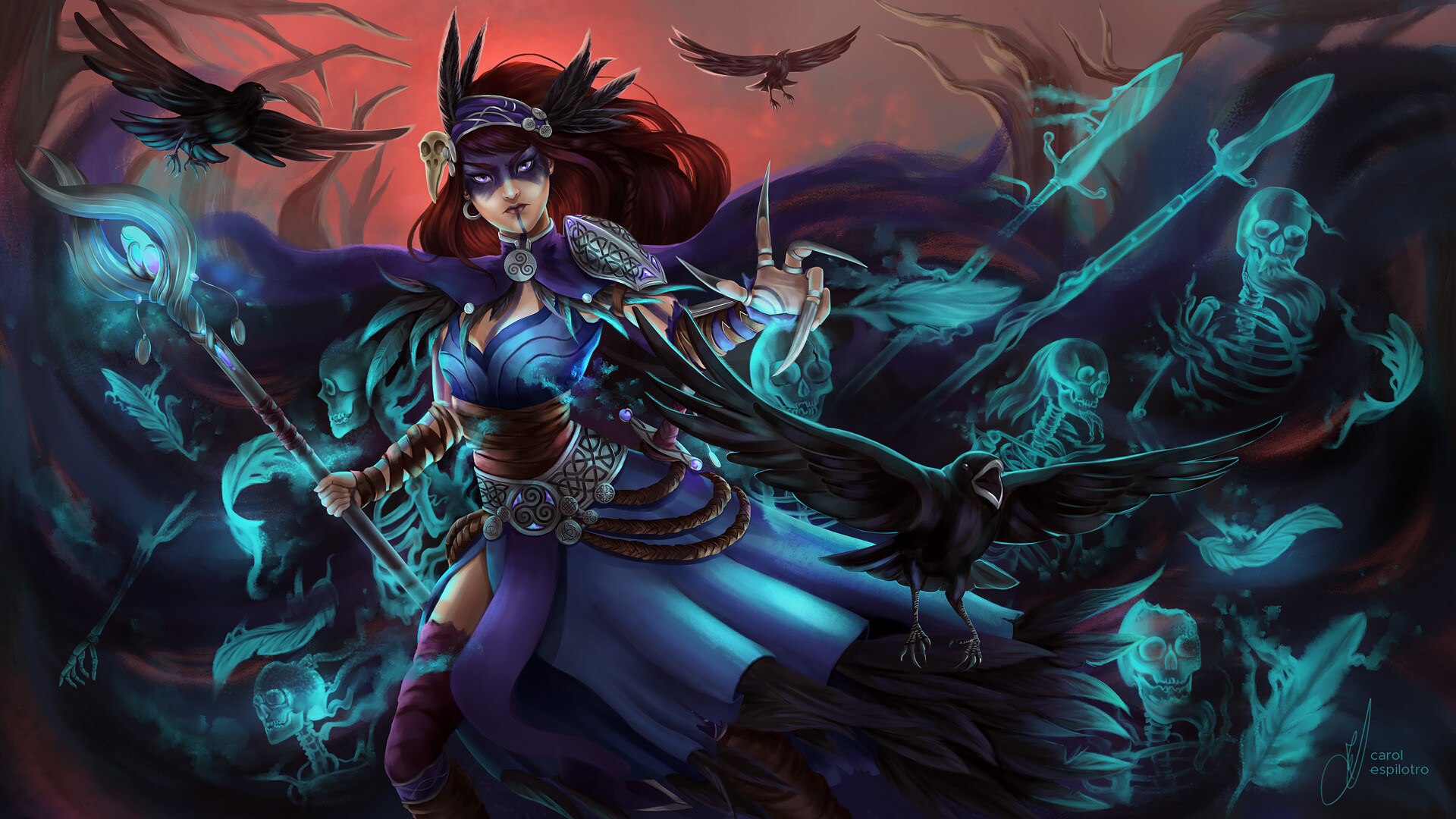 ArtStation - Morrighan, The Phantom Queen