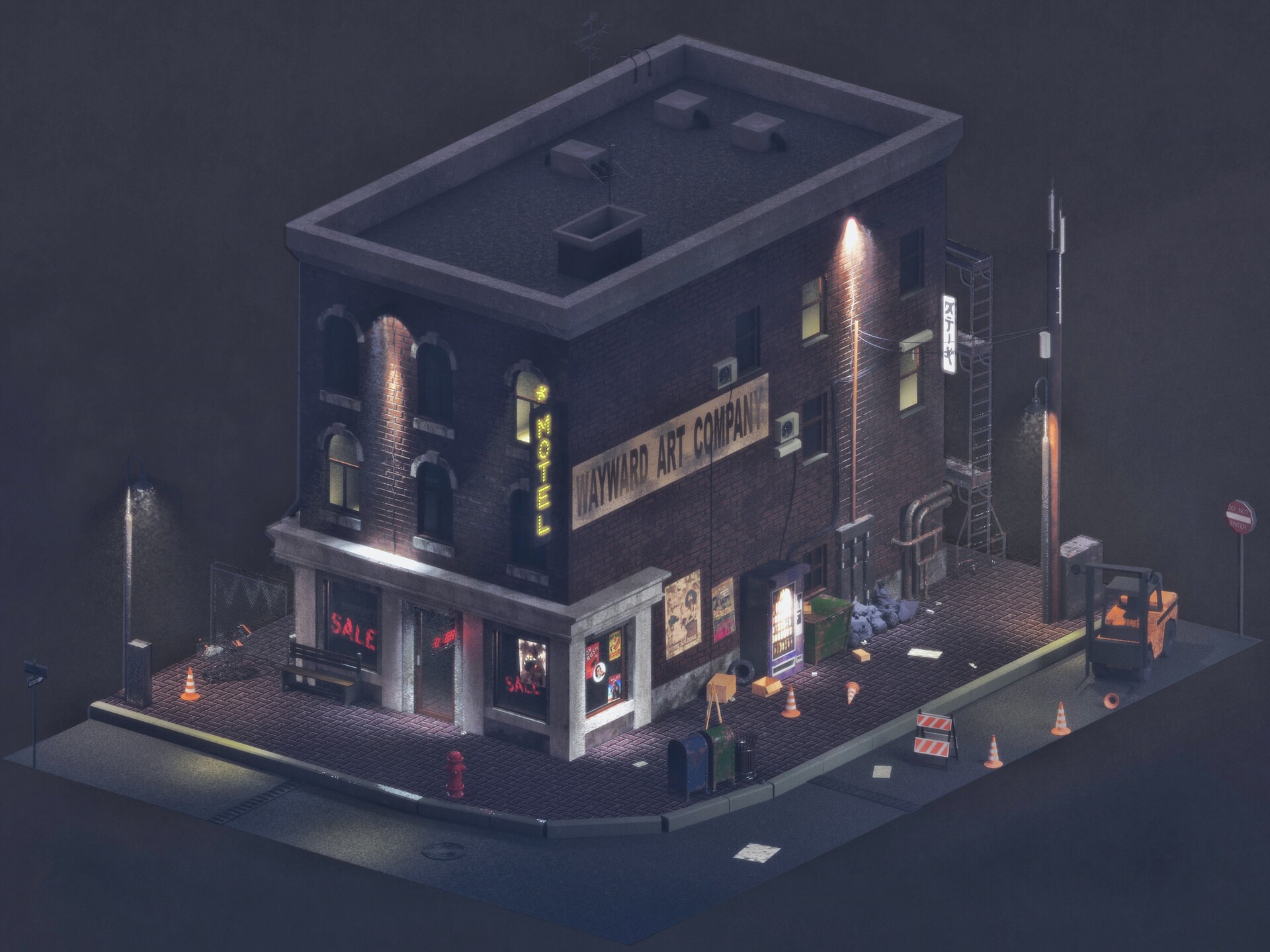 ArtStation - Nuar building