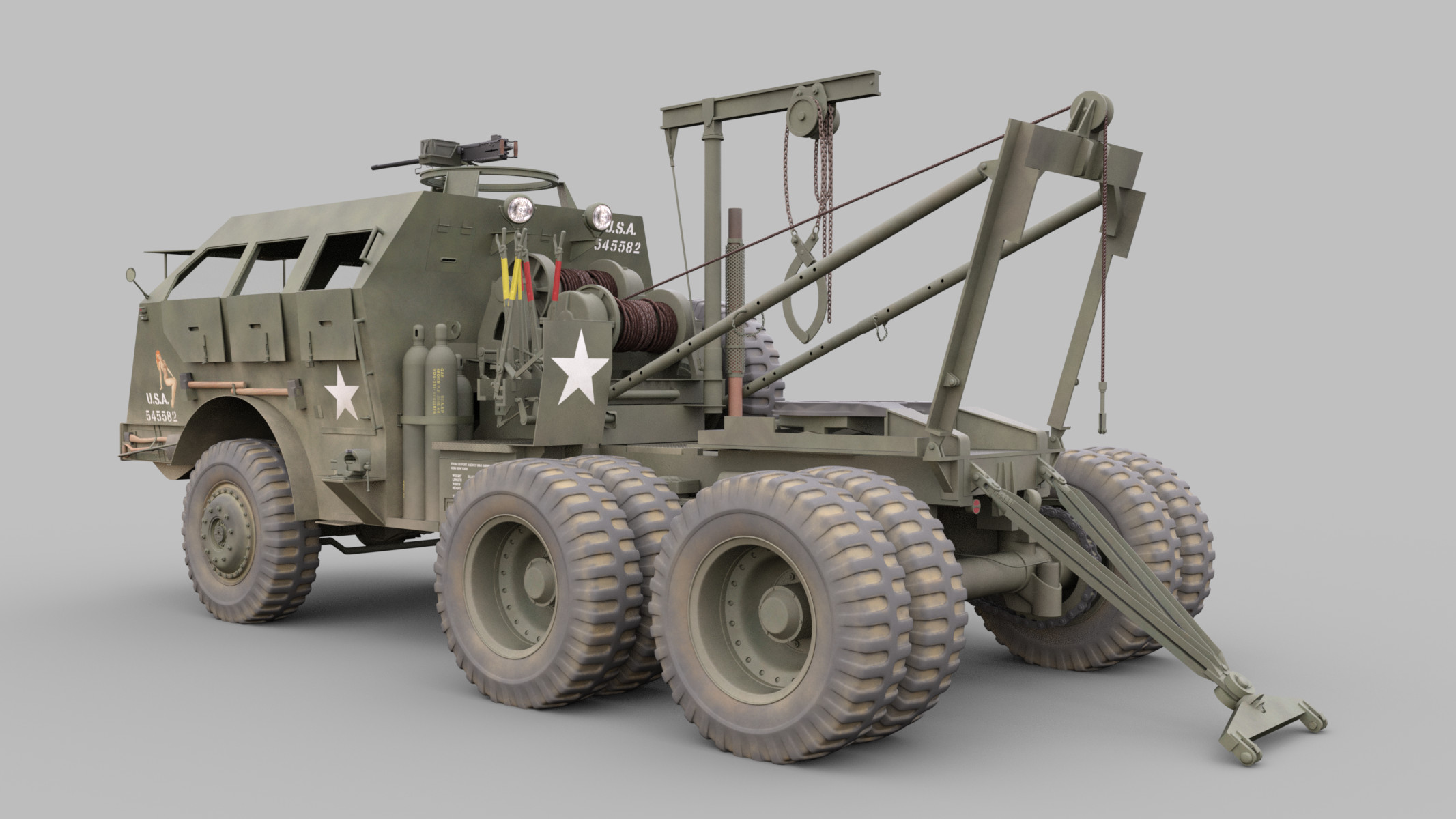 Westfield 3d - M26 Tank Recovery Truck